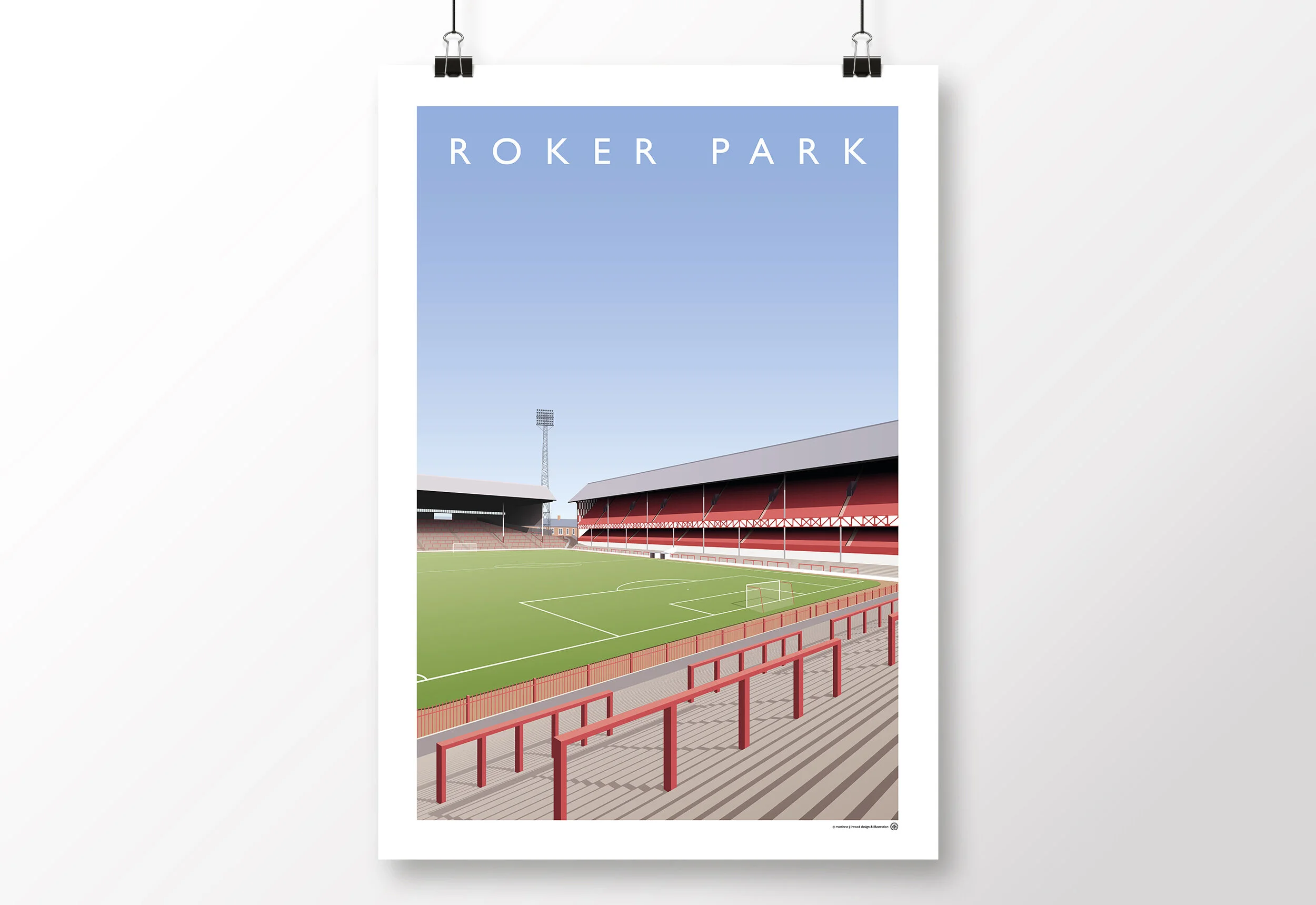Football Ground Posters | Matthew J I Wood Design & Illustration