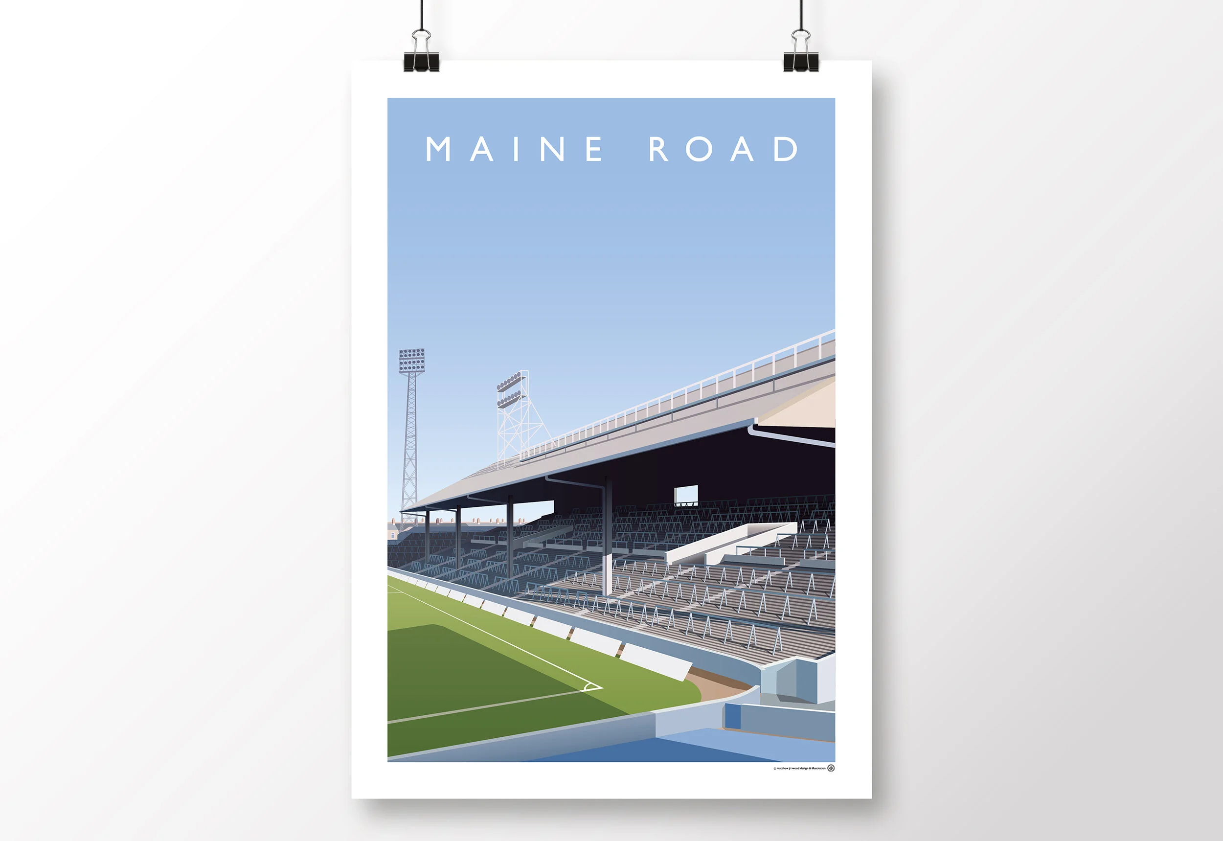 Football Ground Posters | Matthew J I Wood Design & Illustration