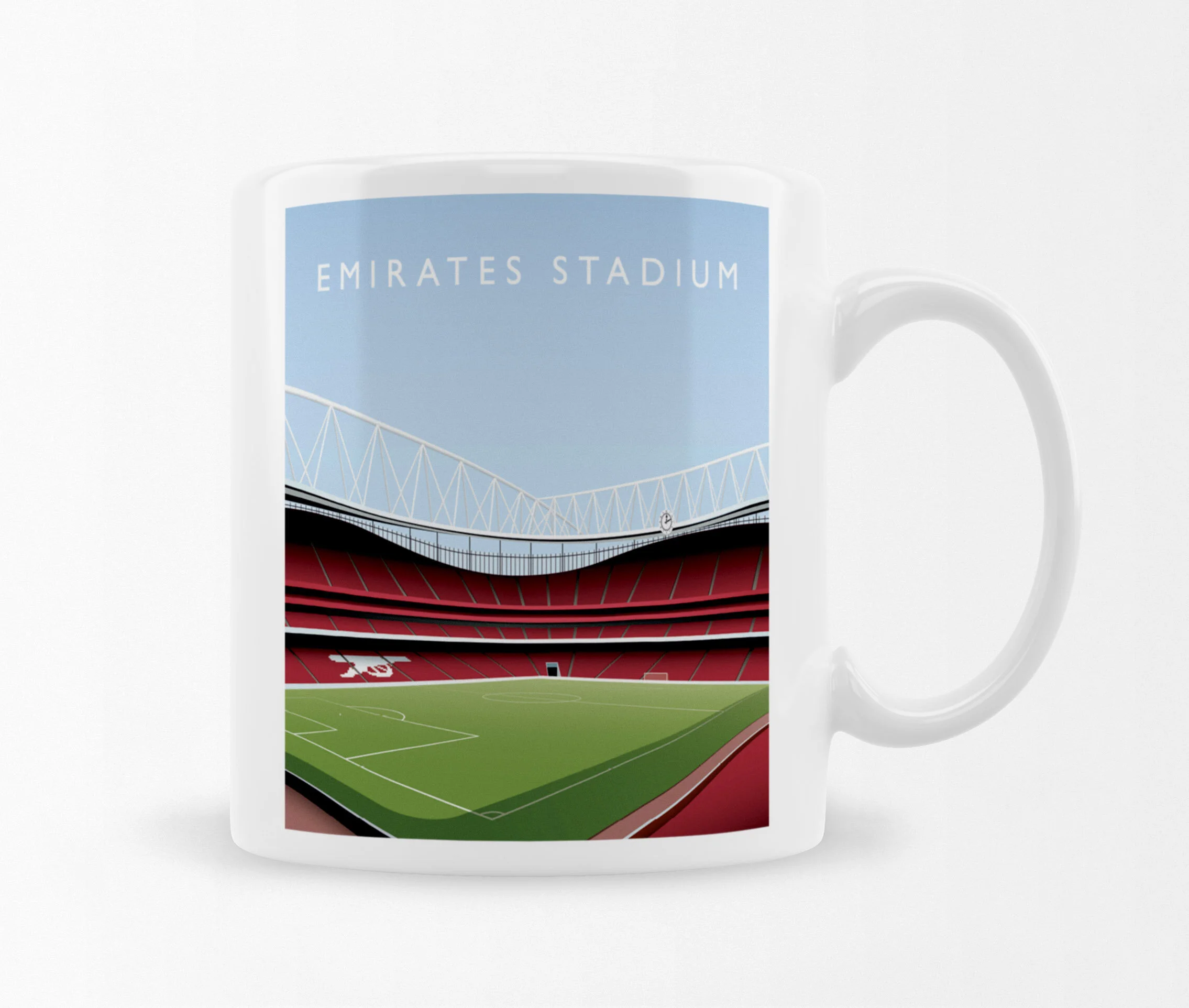 Emirates Stadium Mug | Matthew J I Wood Design & Illustration