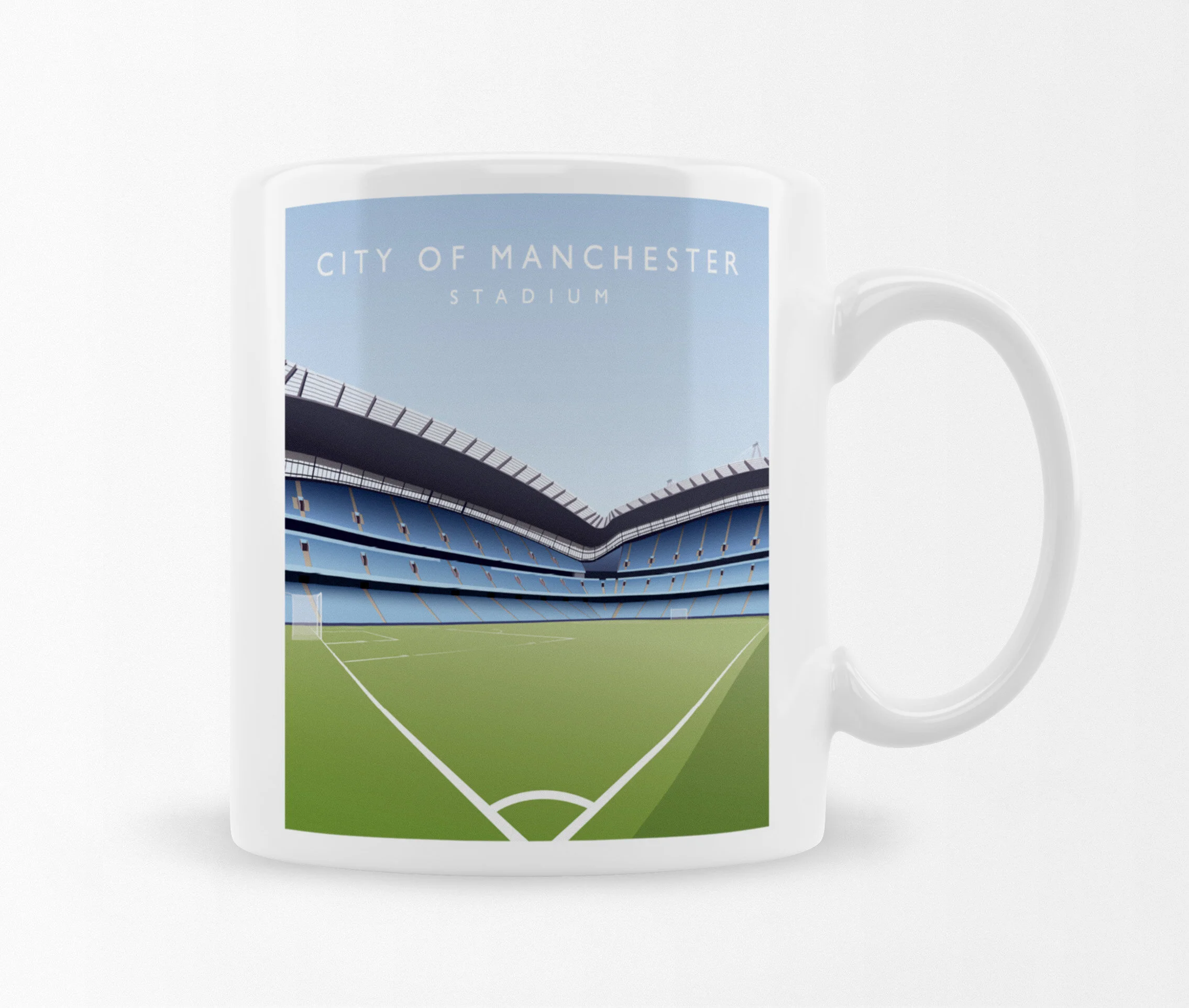 Etihad: City Of Manchester Stadium Mug | Matthew J I Wood Design ...
