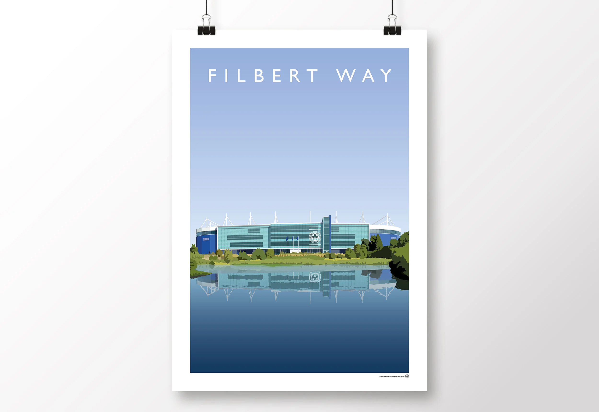 Football Ground Posters | Matthew J I Wood Design & Illustration