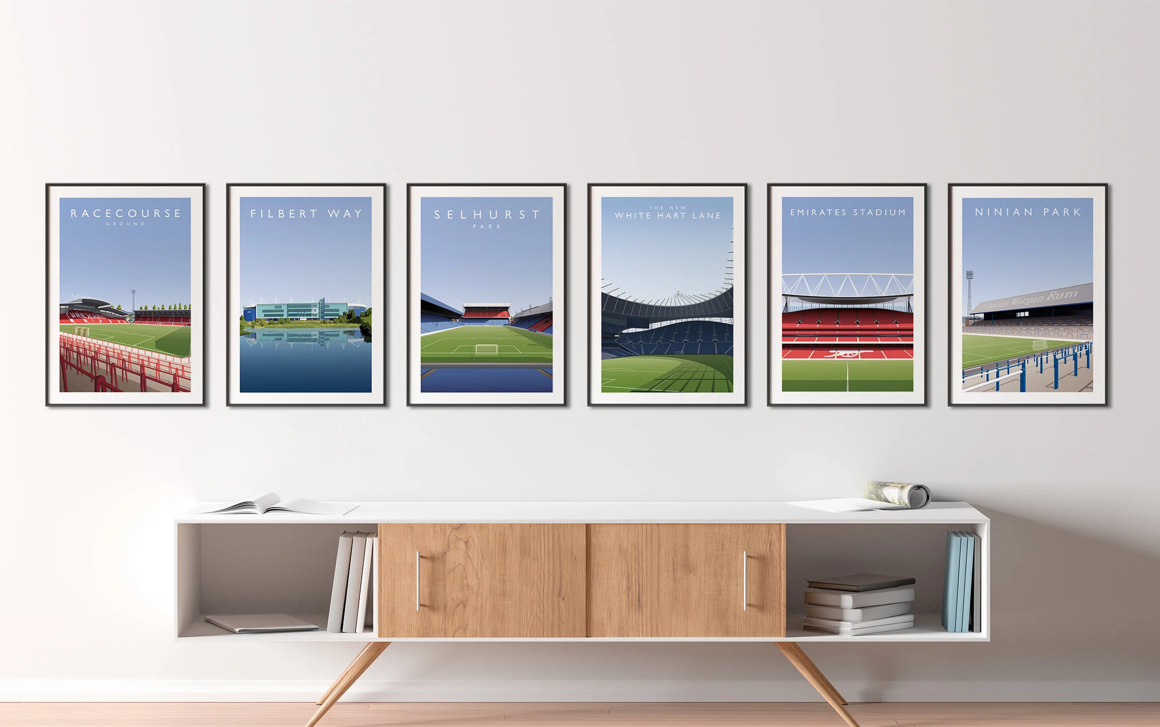 Shop - Football Stadium Posters | Matthew J I Wood Design & Illustration