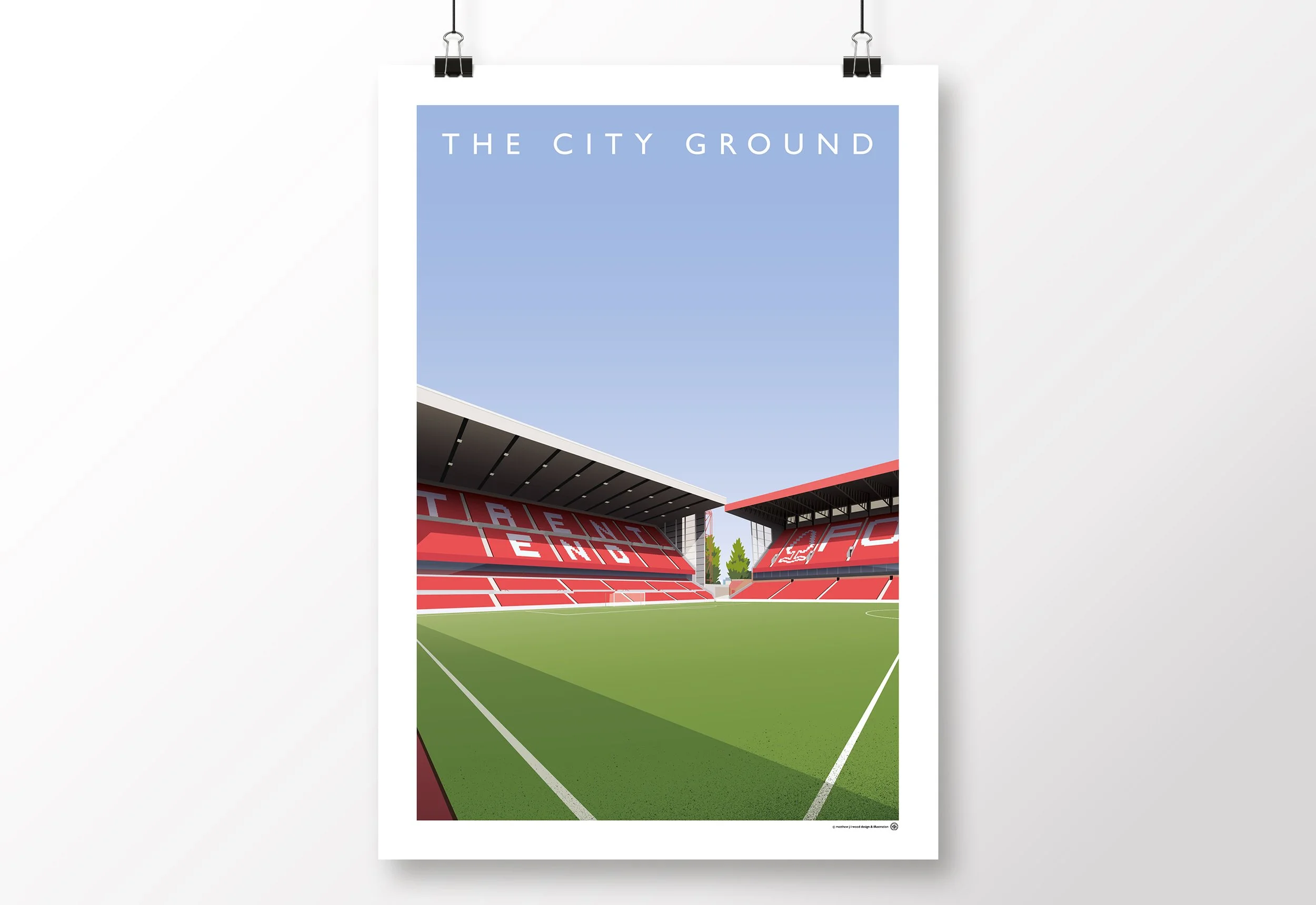 Football Posters | Matthew J I Wood Design & Illustration