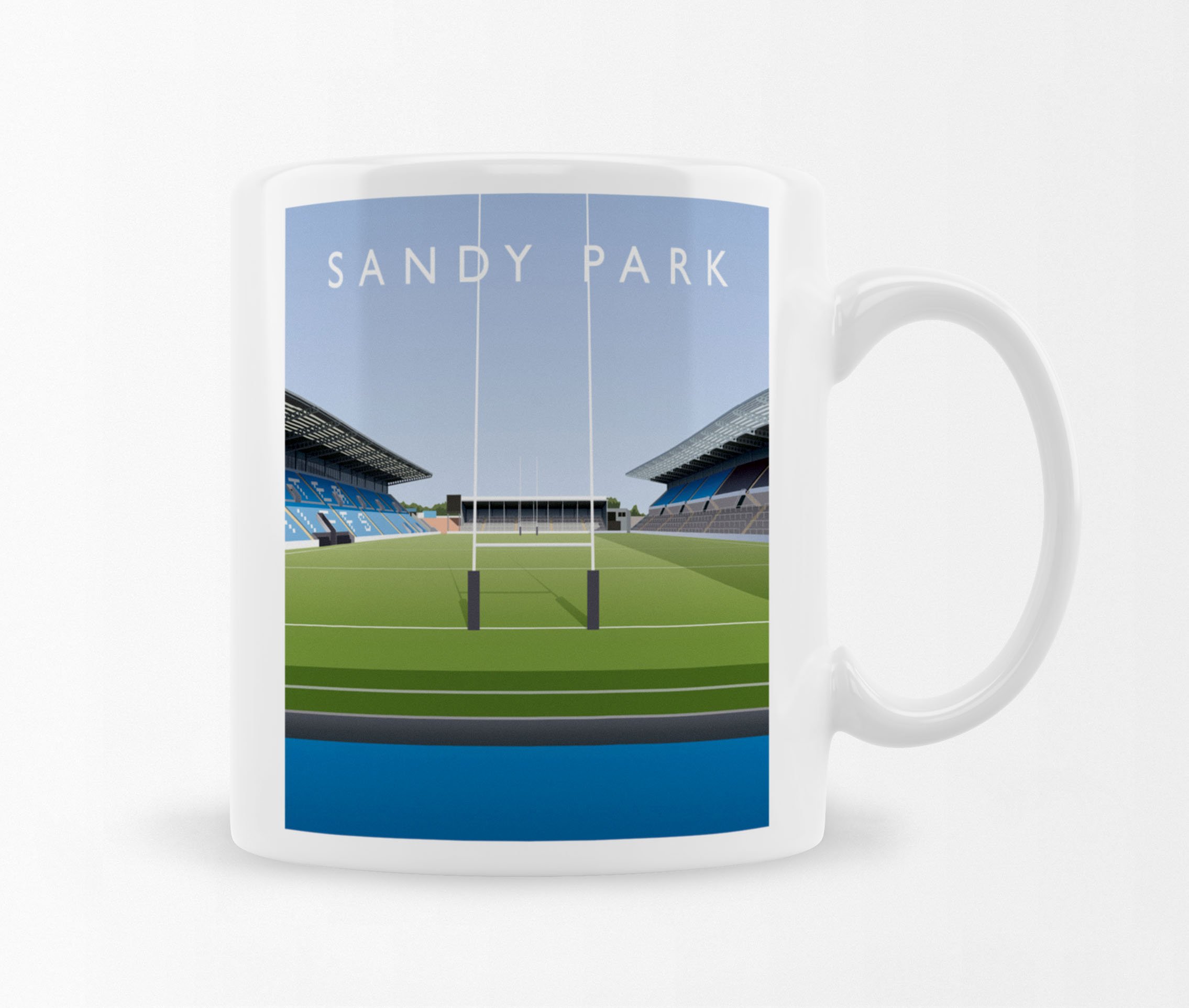 Sandy Park View Towards The North Terrace Exeter Chiefs Poster ...