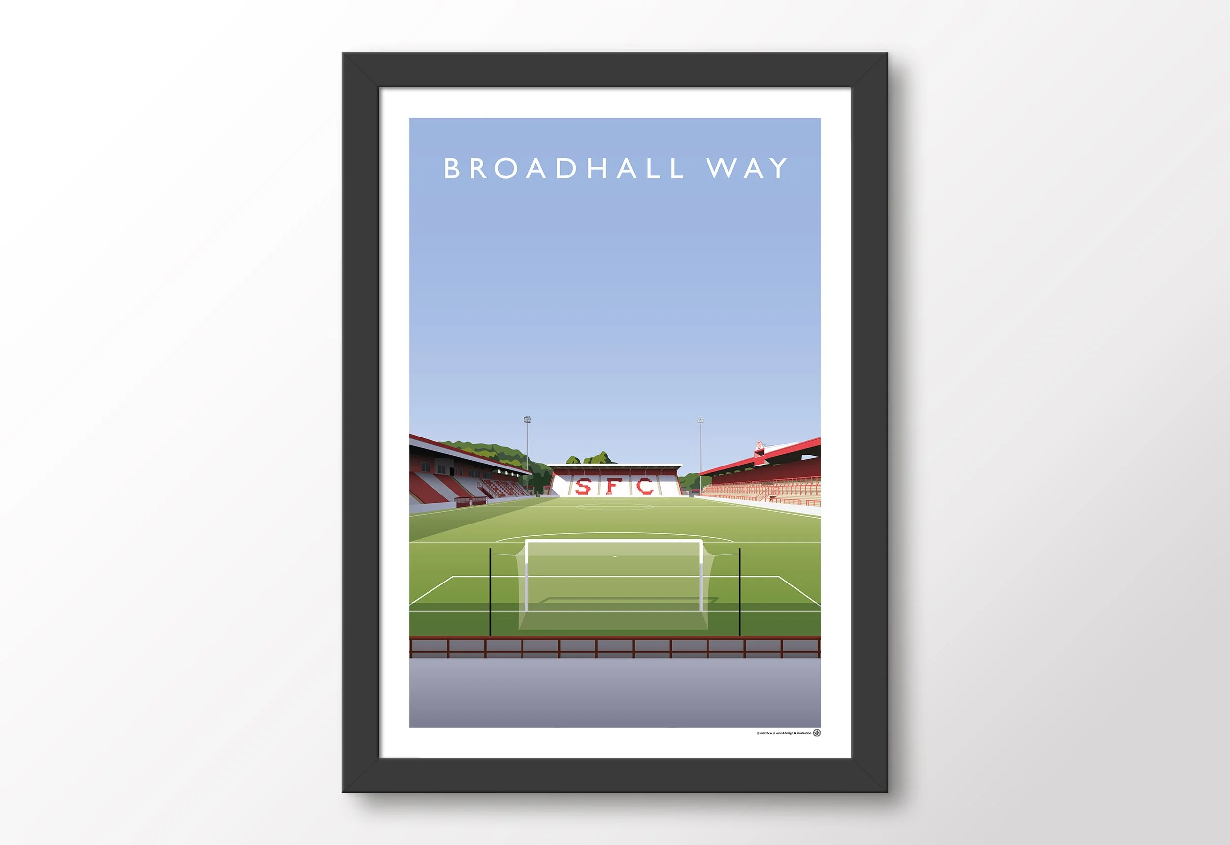 Stevenage Broadhall Way Poster | Matthew J I Wood Design & Illustration