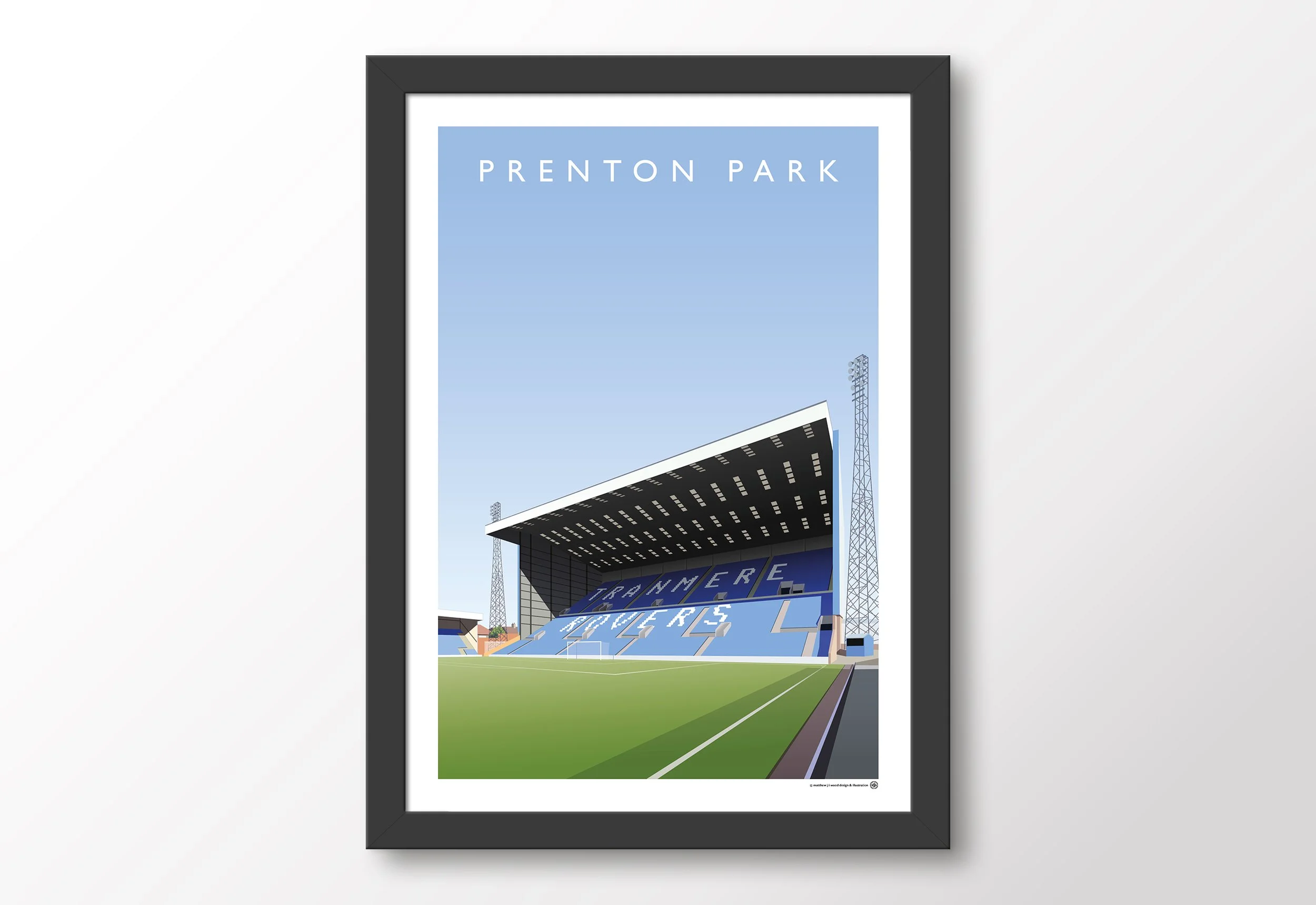 Tranmere Prenton Park Poster | Matthew J I Wood Design & Illustration