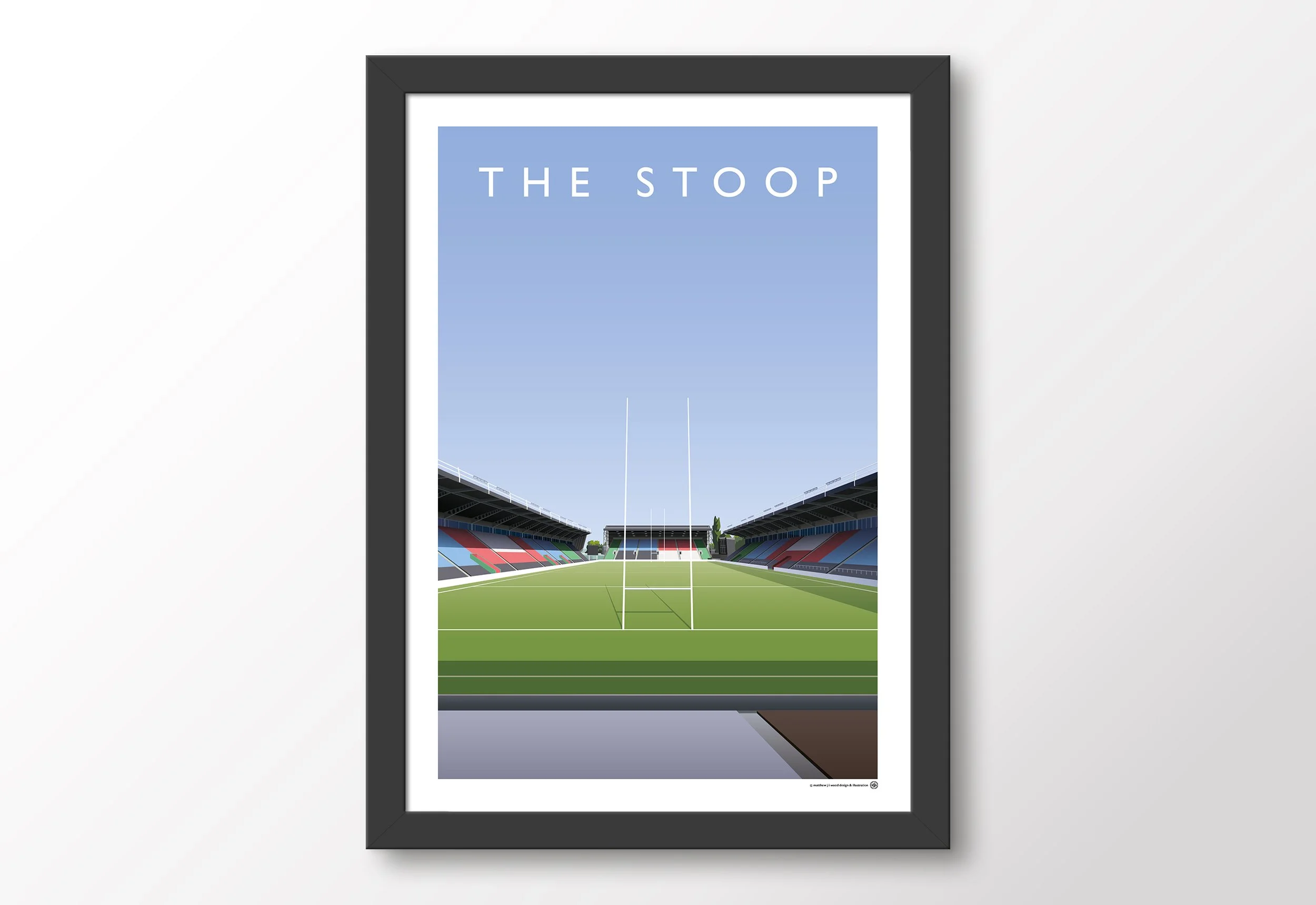 The Stoop Harlequins Poster | Matthew J I Wood Design & Illustration