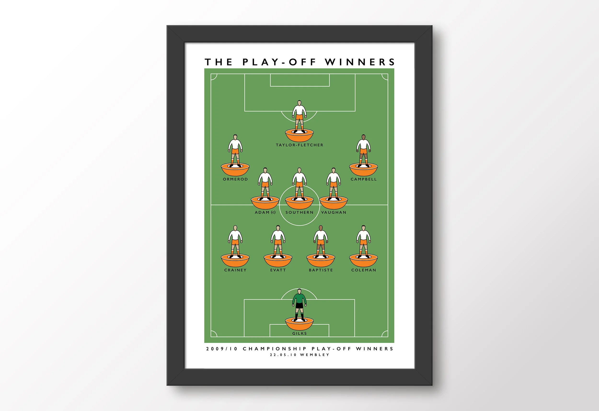 Subbuteo XI Football Posters | Matthew J I Wood Design & Illustration