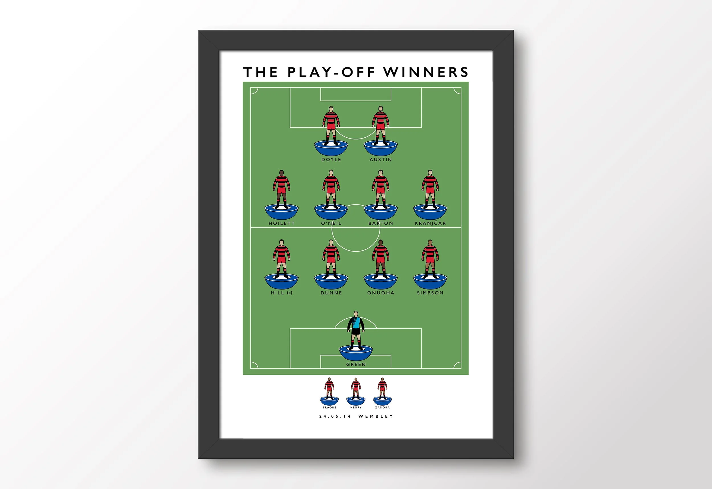 QPR - The 2014 Play-Off Winners Poster | Matthew J I Wood Design ...