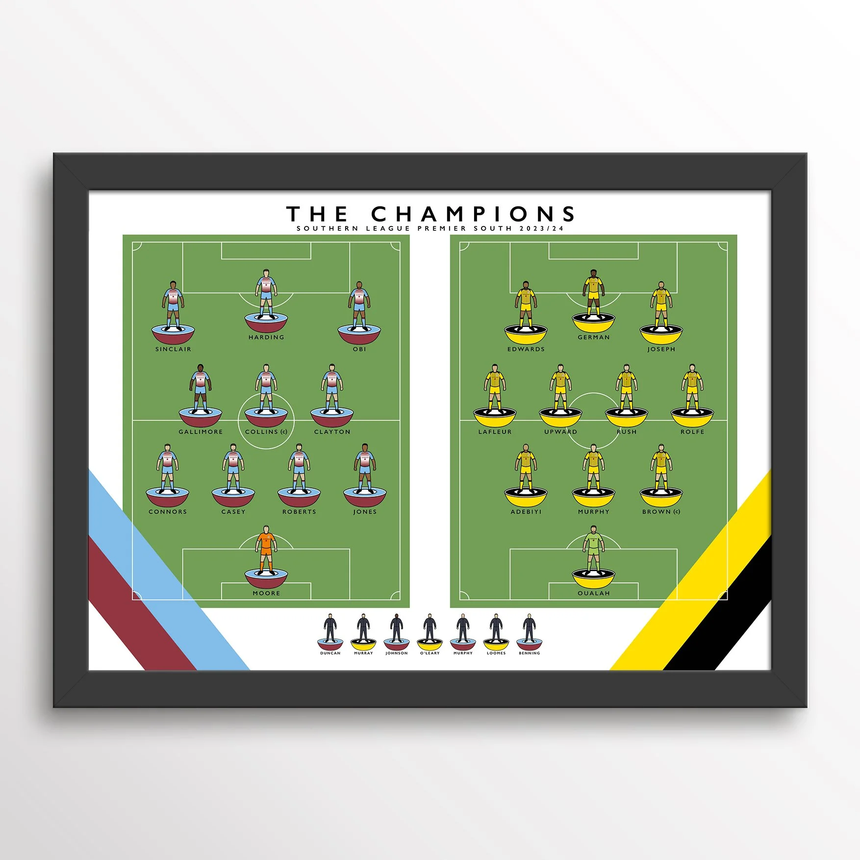 Chesham United FC The Champions 23/24 (Home & Away) Poster | Matthew J ...