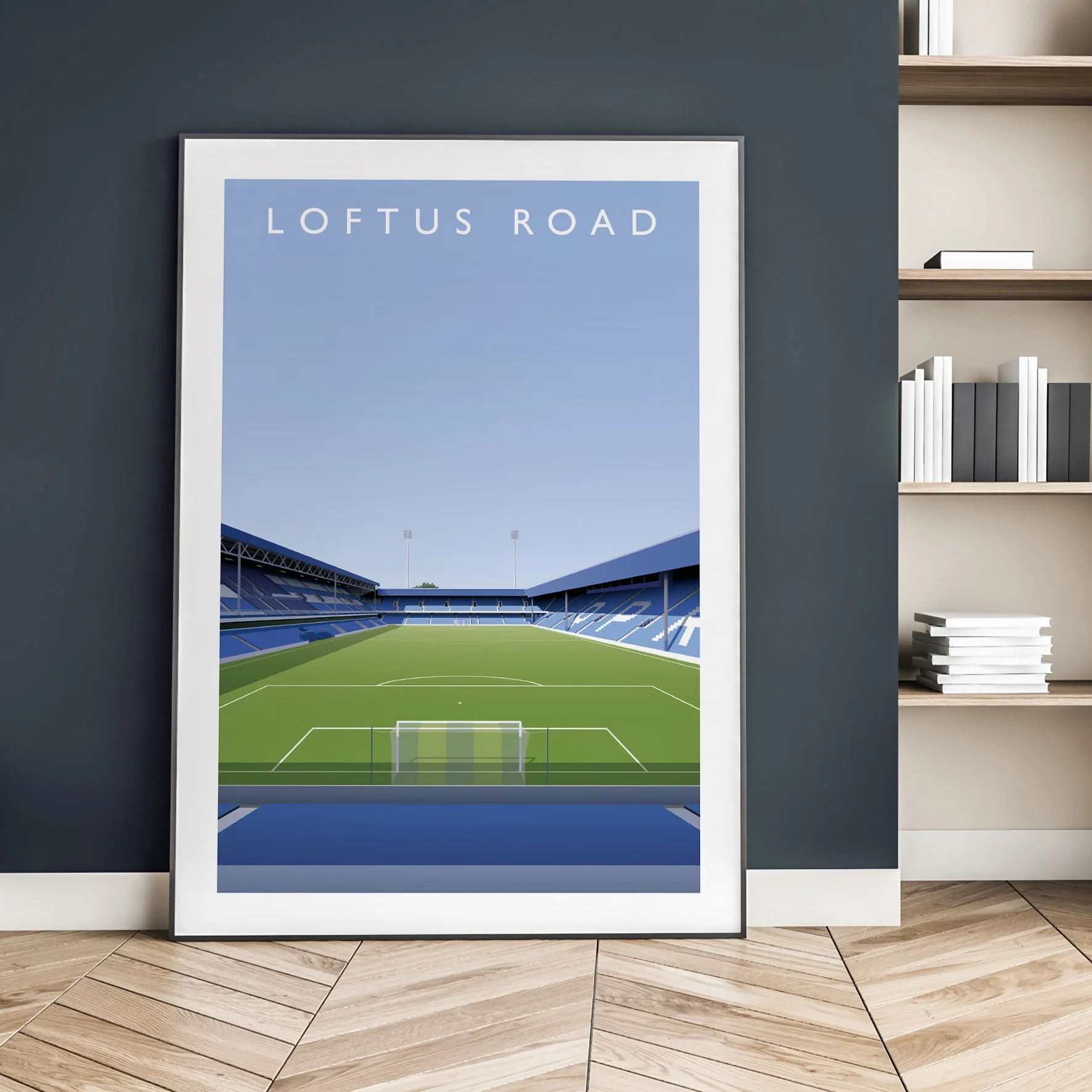 QPR Loftus Road View Towards The Loft Poster | Matthew J I Wood Design ...