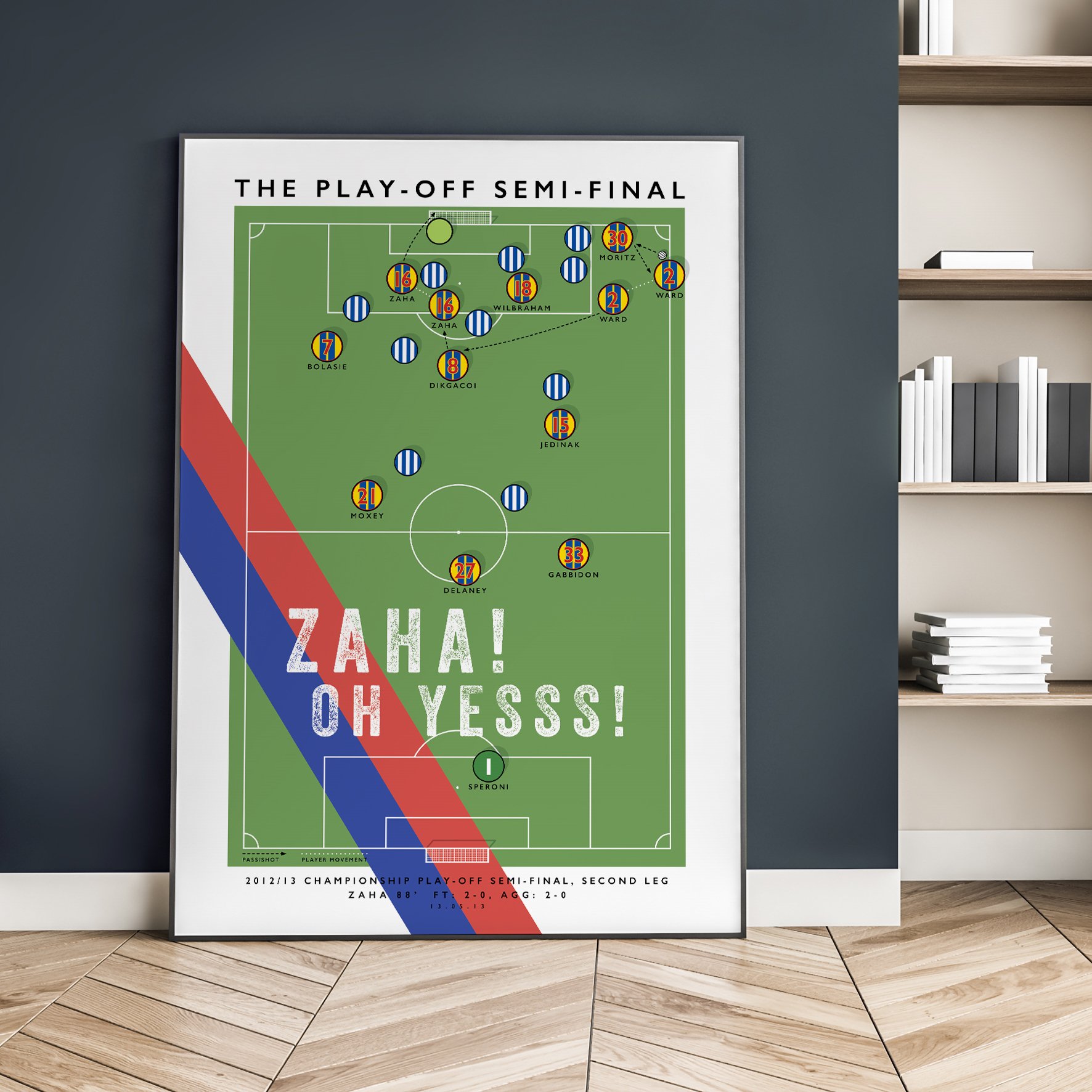 Crystal Palace - Zaha! Oh Yesss! Poster | Matthew J I Wood Design ...