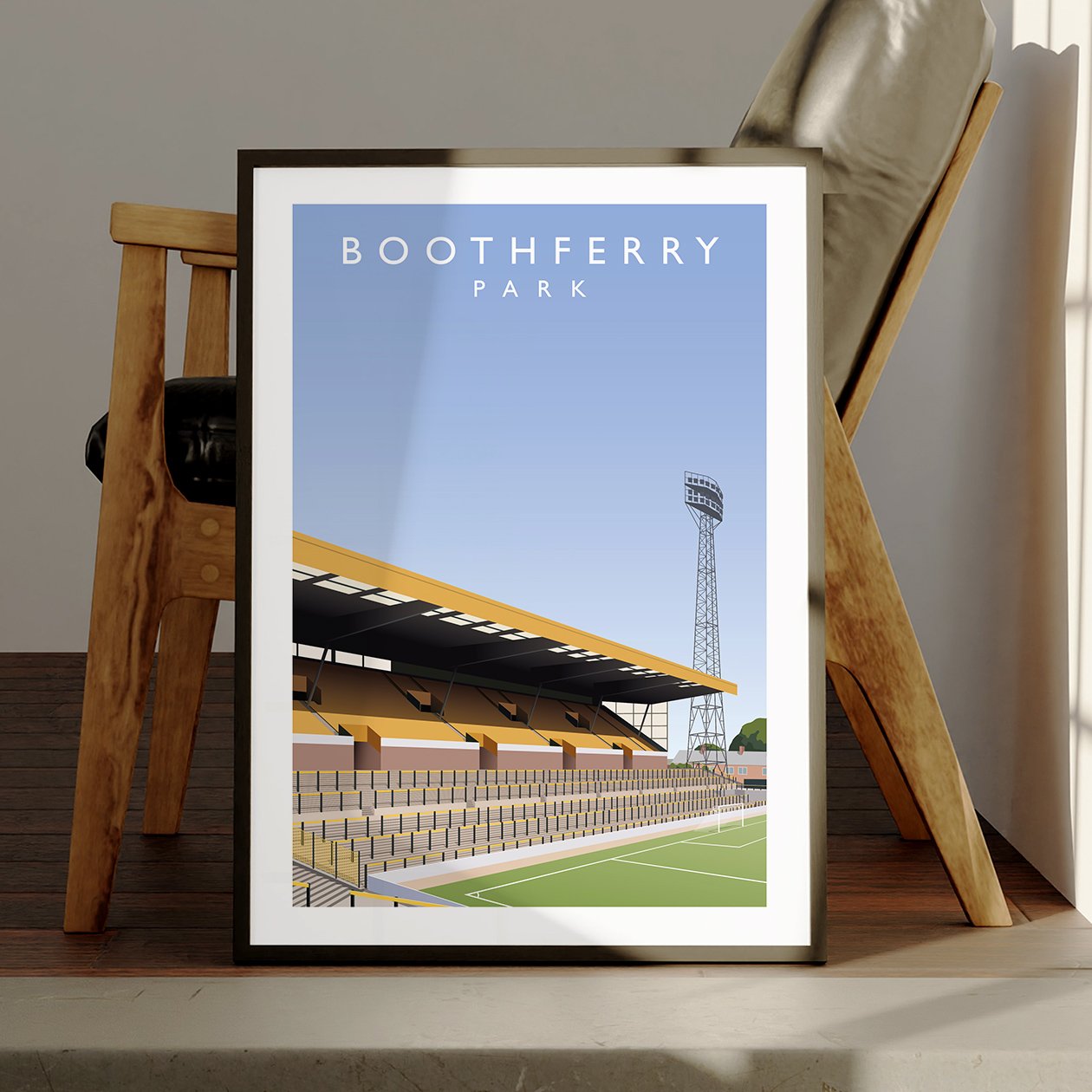 Hull City Boothferry Park Poster | Matthew J I Wood Design & Illustration
