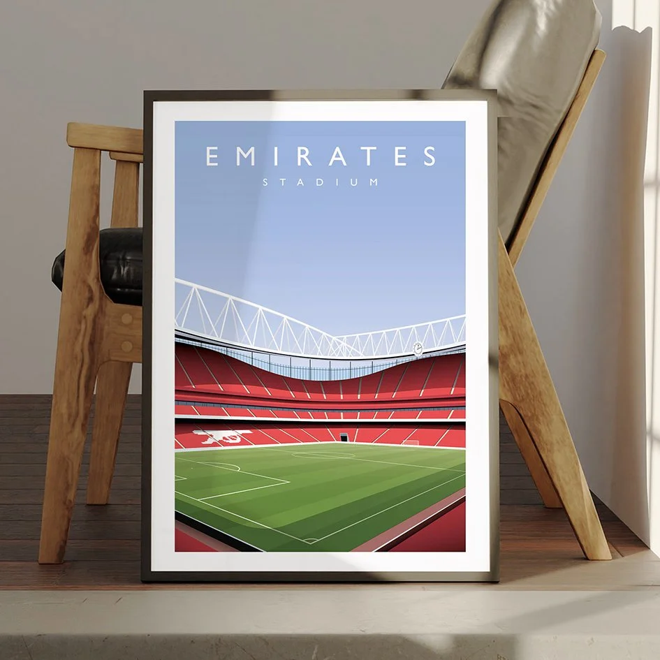 Arsenal Poster | Arsenal Prints | Matthew J I Wood Design & Illustration