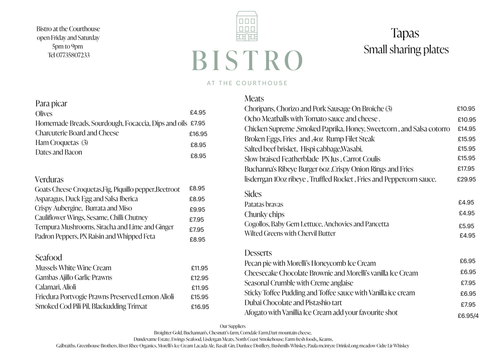 Best Restaurants Coleraine — bistro at the Courthouse