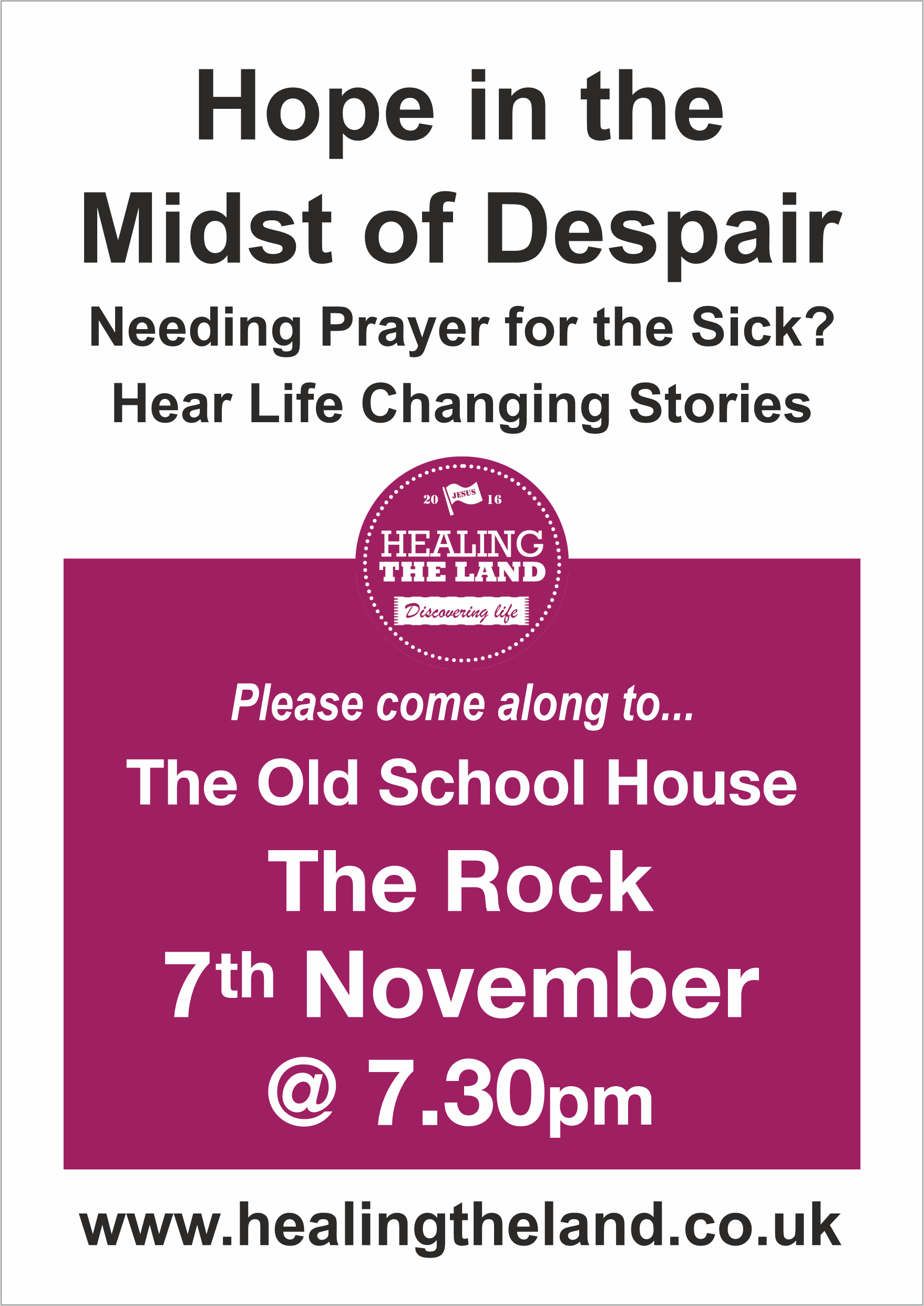 Hope in the Midst of Despair - The Rock, Co. Tyrone — HEALING THE LAND Hope in the Midst of Despair - The Rock, Co. Tyrone — HEALING THE LAND