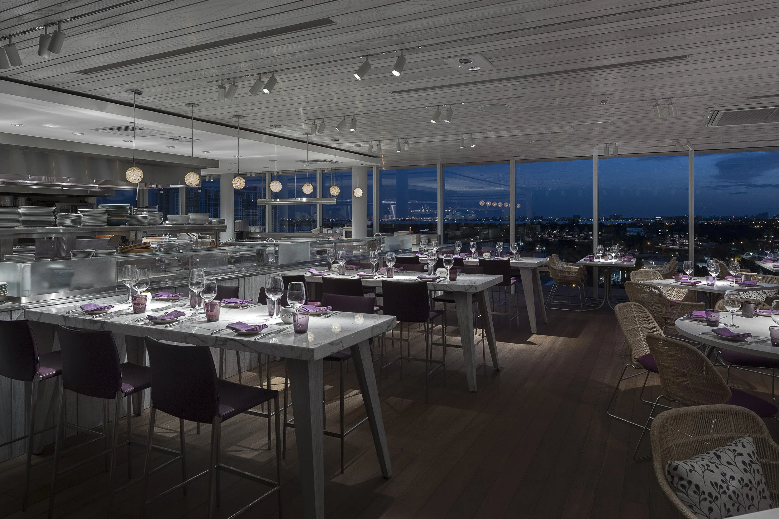 Alejandro Barrios Carrero Interiors Juvia Restaurant Miami — MICHAEL ...