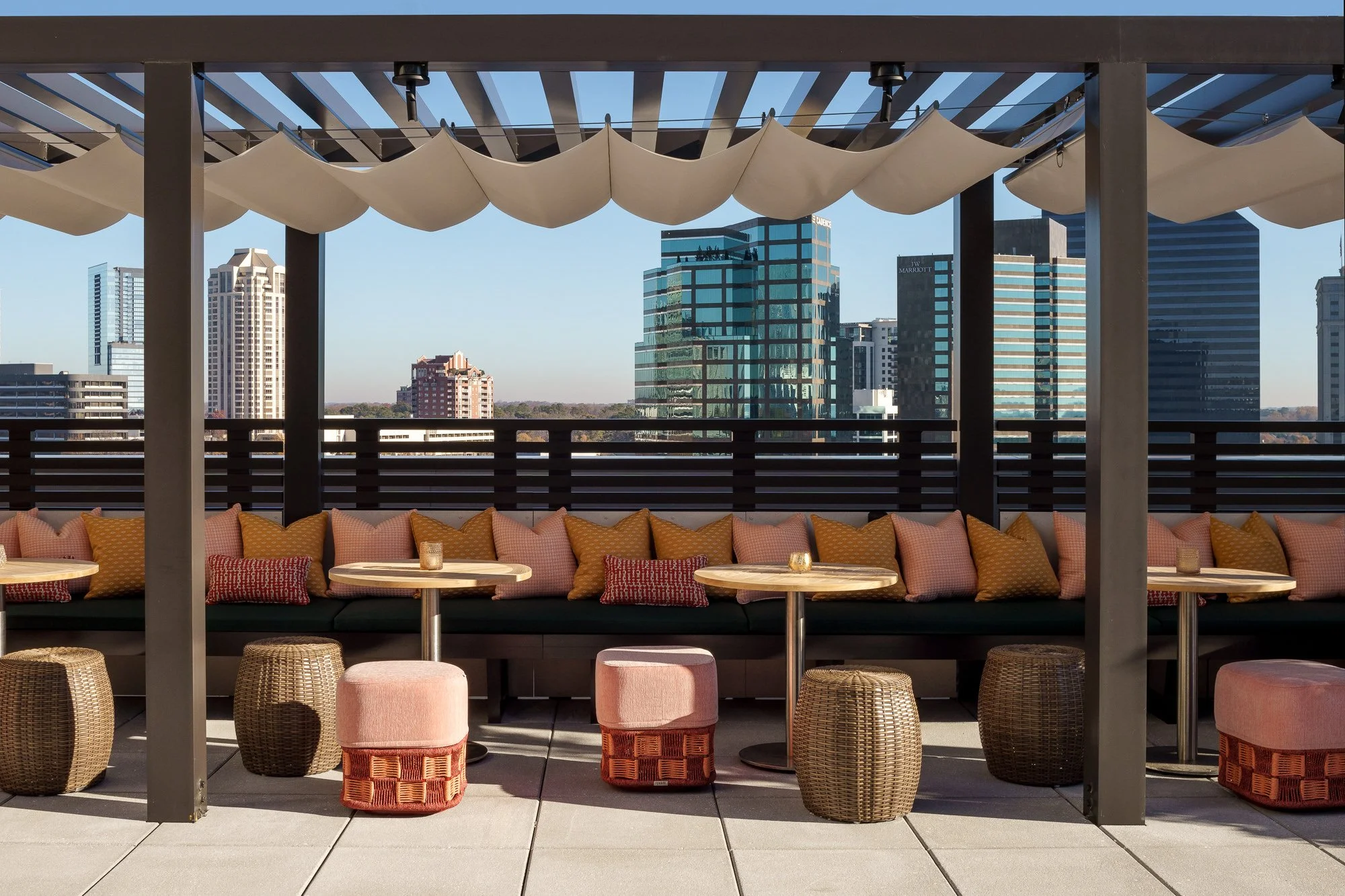Spaceman rooftop bar at Hyatt Centric Buckhead Designed by The Johnson ...