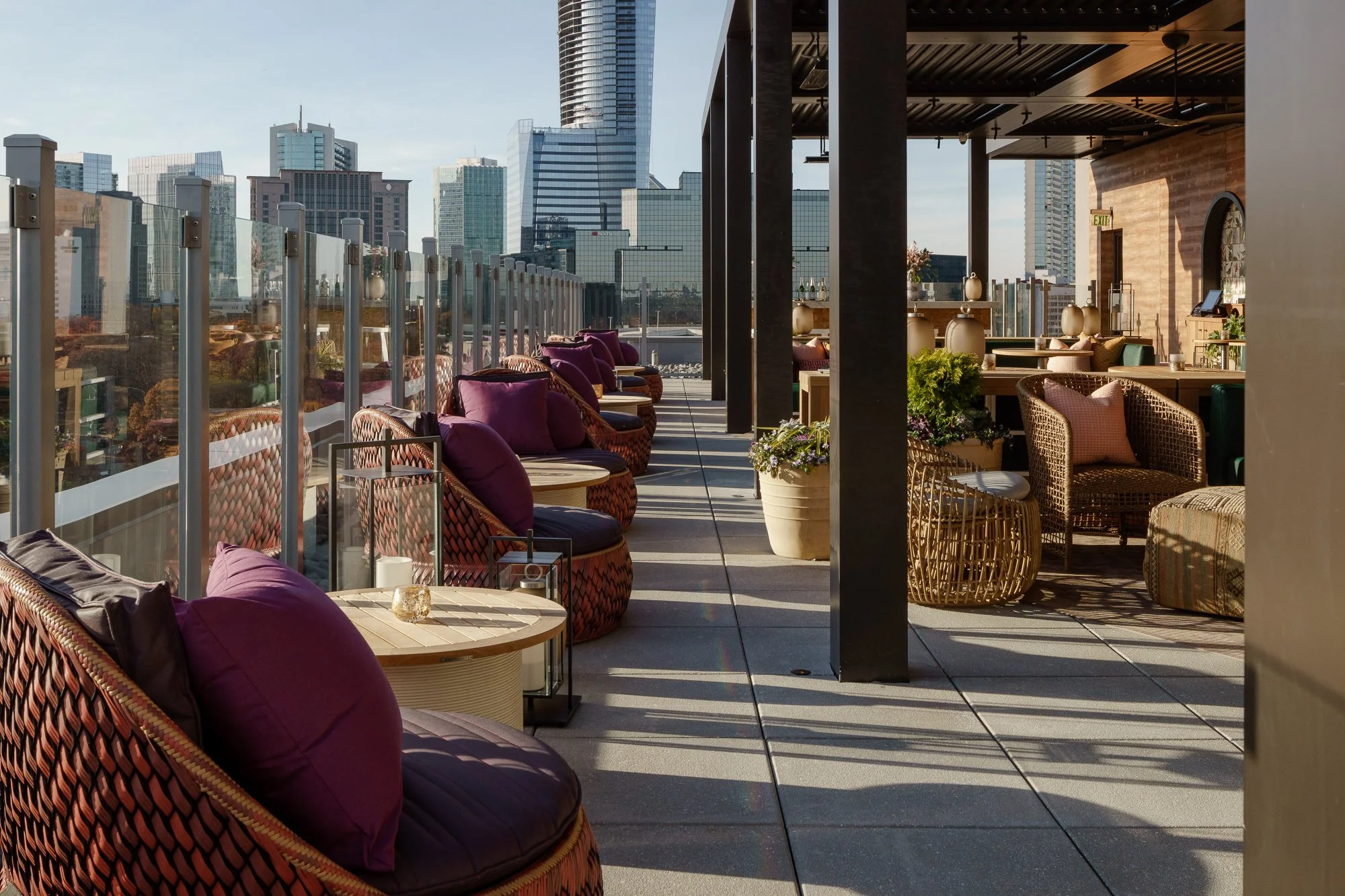 Spaceman rooftop bar at Hyatt Centric Buckhead Designed by The Johnson ...