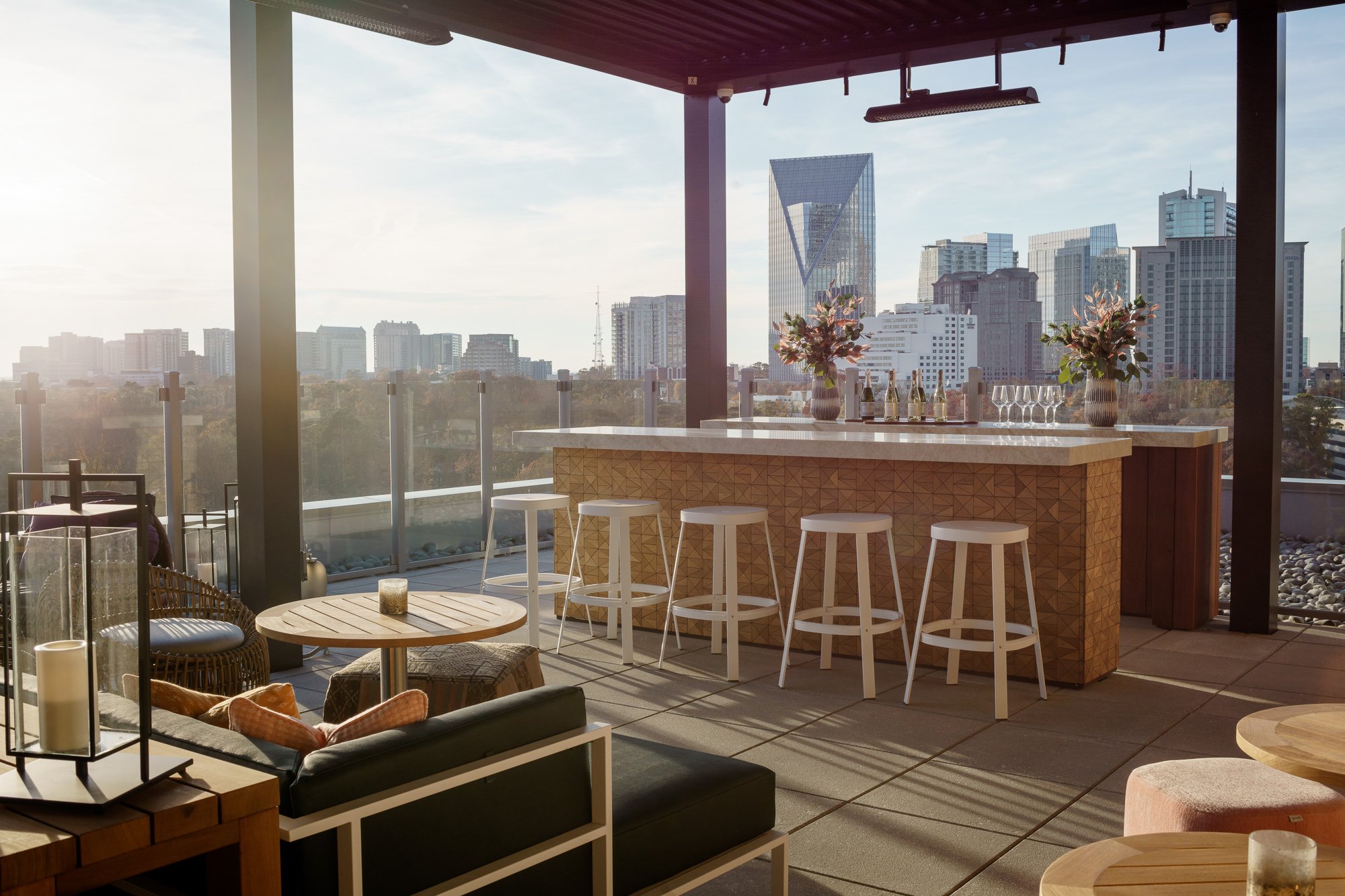 Spaceman rooftop bar at Hyatt Centric Buckhead Designed by The Johnson ...
