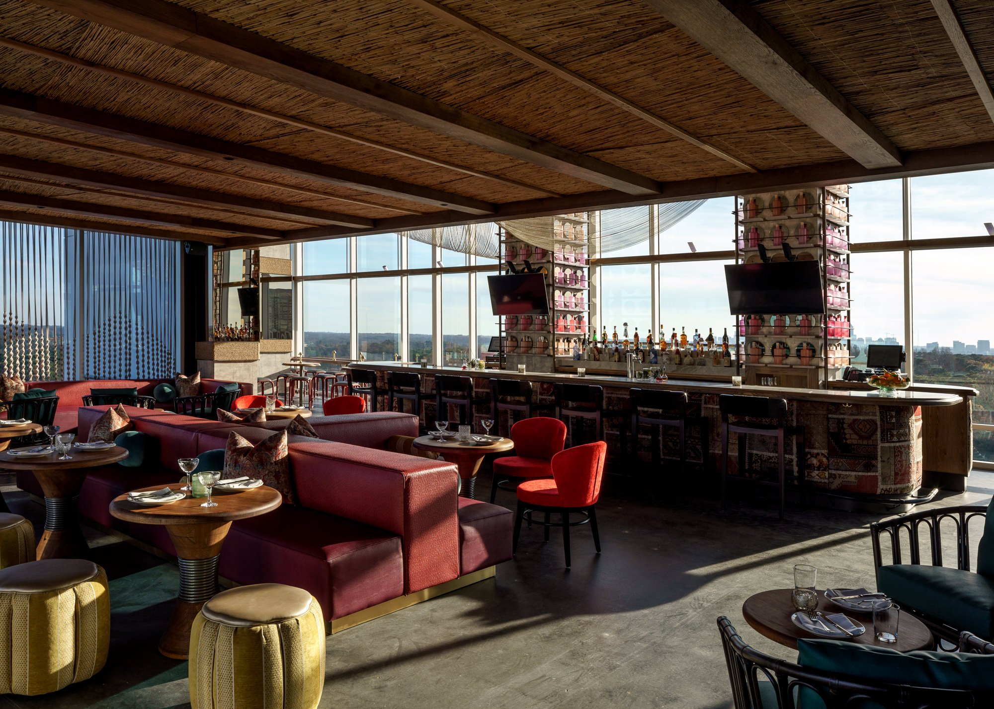 Spaceman rooftop bar at Hyatt Centric Buckhead Designed by The Johnson ...