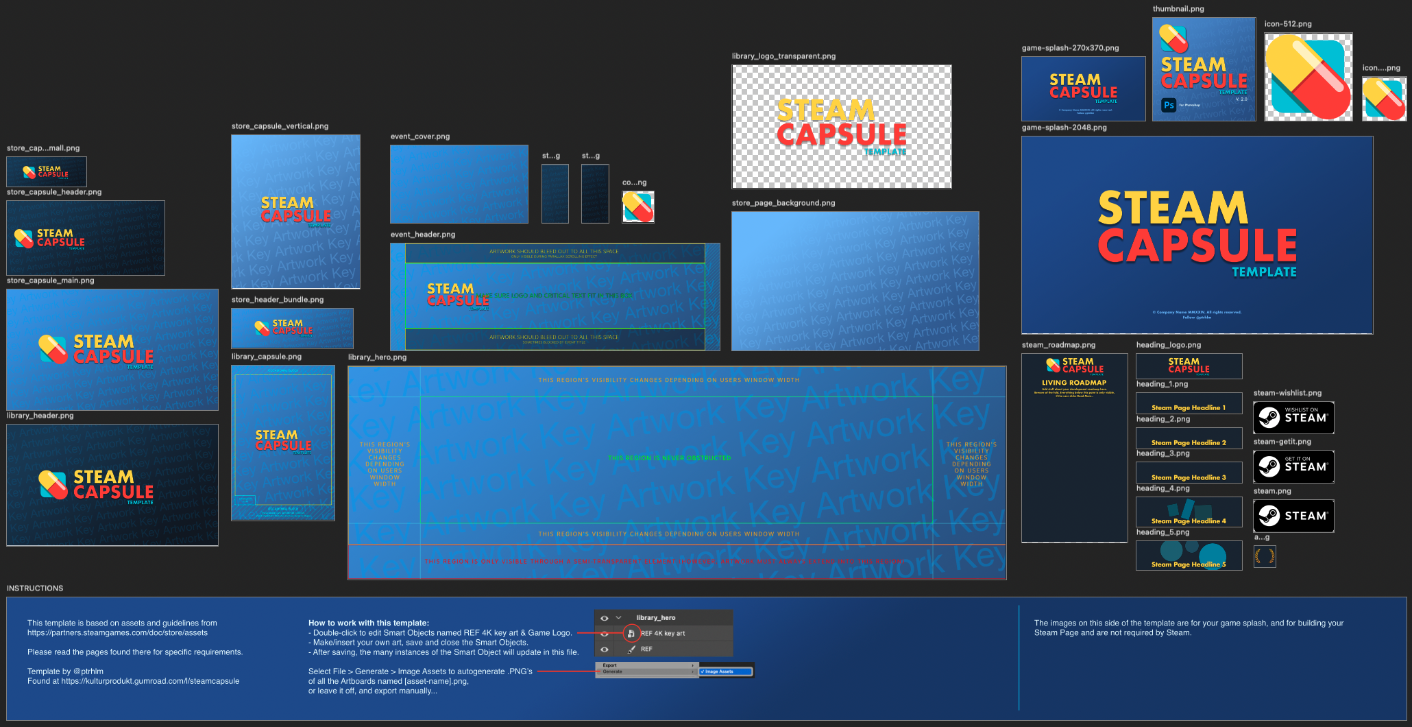 The Ultimate Steam Store Capsule Template — Kulturprodukt