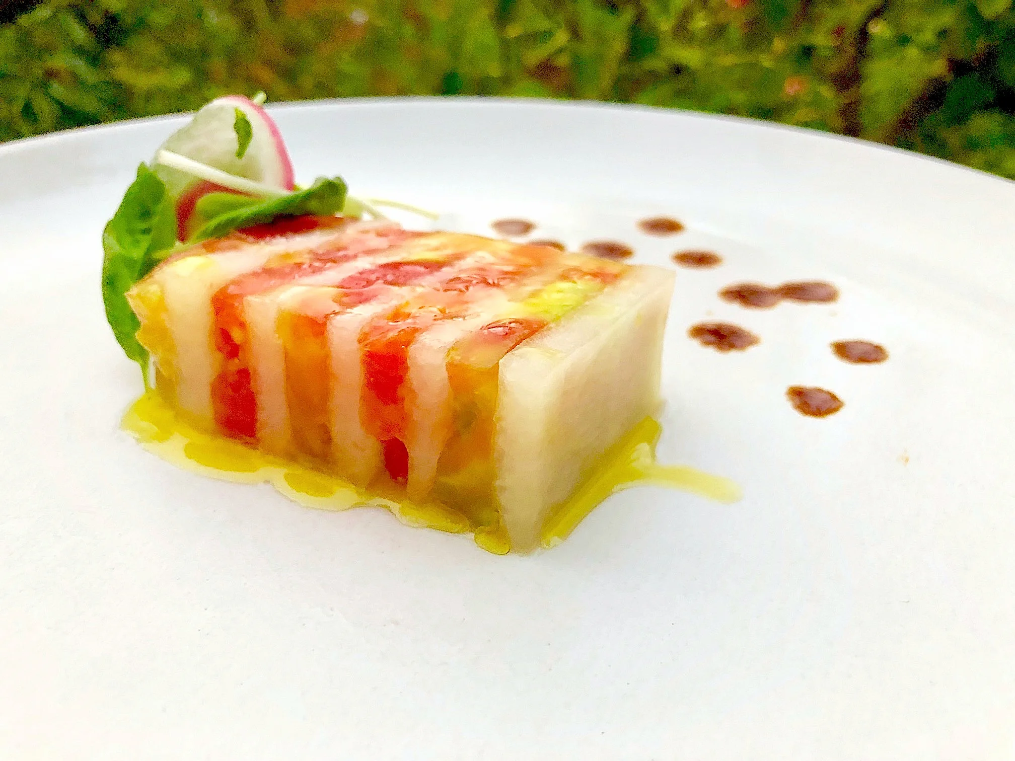 Easy Tomato and Galia Melon "Terrine" Recpe with Blis Solera Vinegar ...