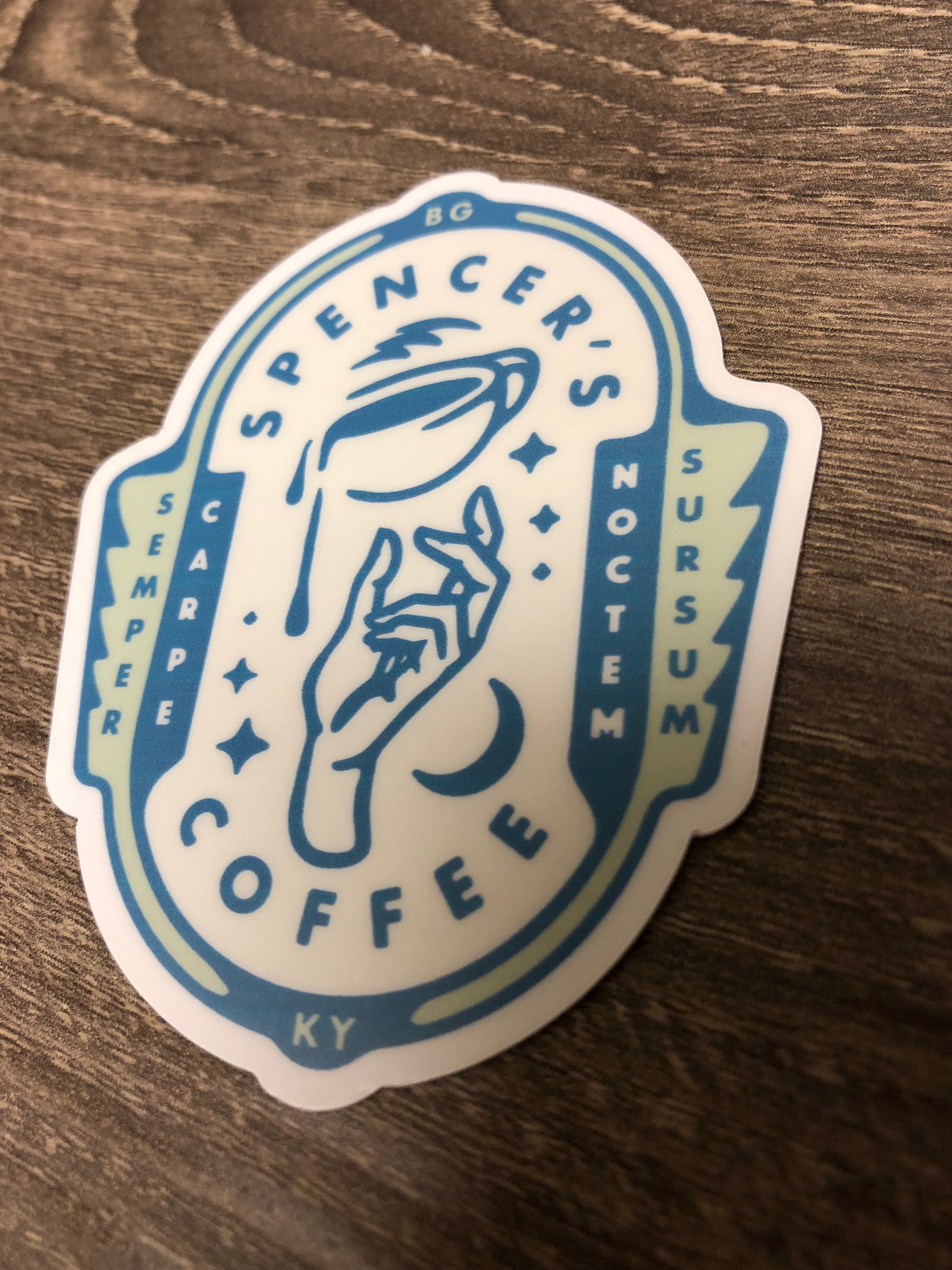 Spencer's Badge sticker — Spencer's Coffee