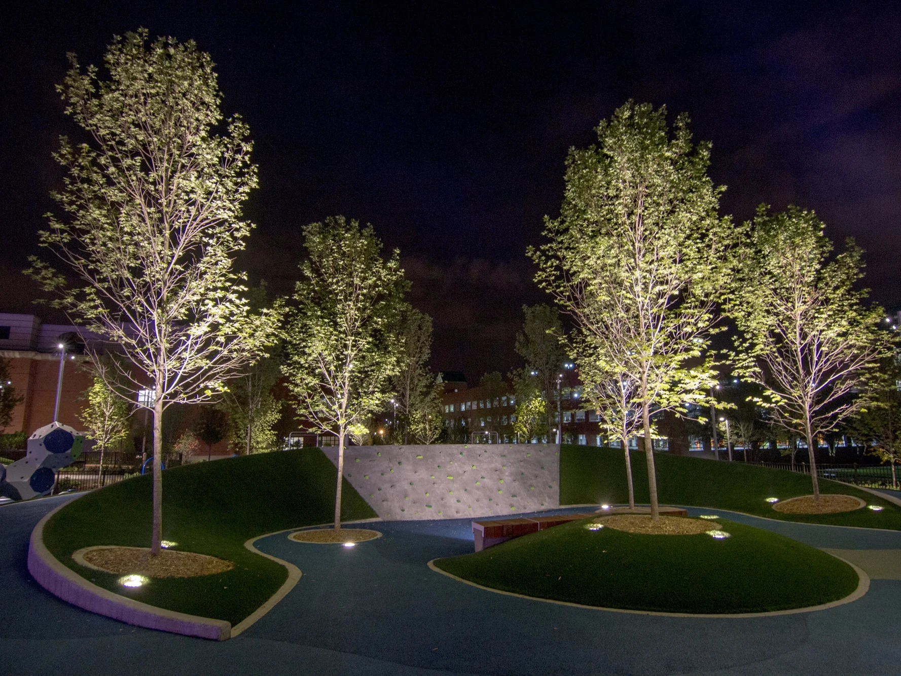 LeBauer Park — Focus Lighting - Architectural Lighting Design