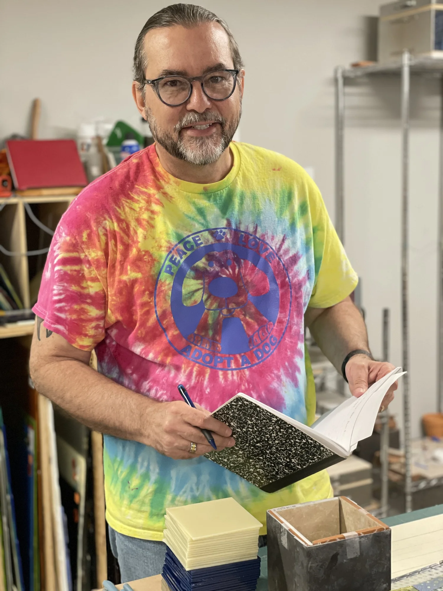 Taking Notes — Screaming Squirrel Glass