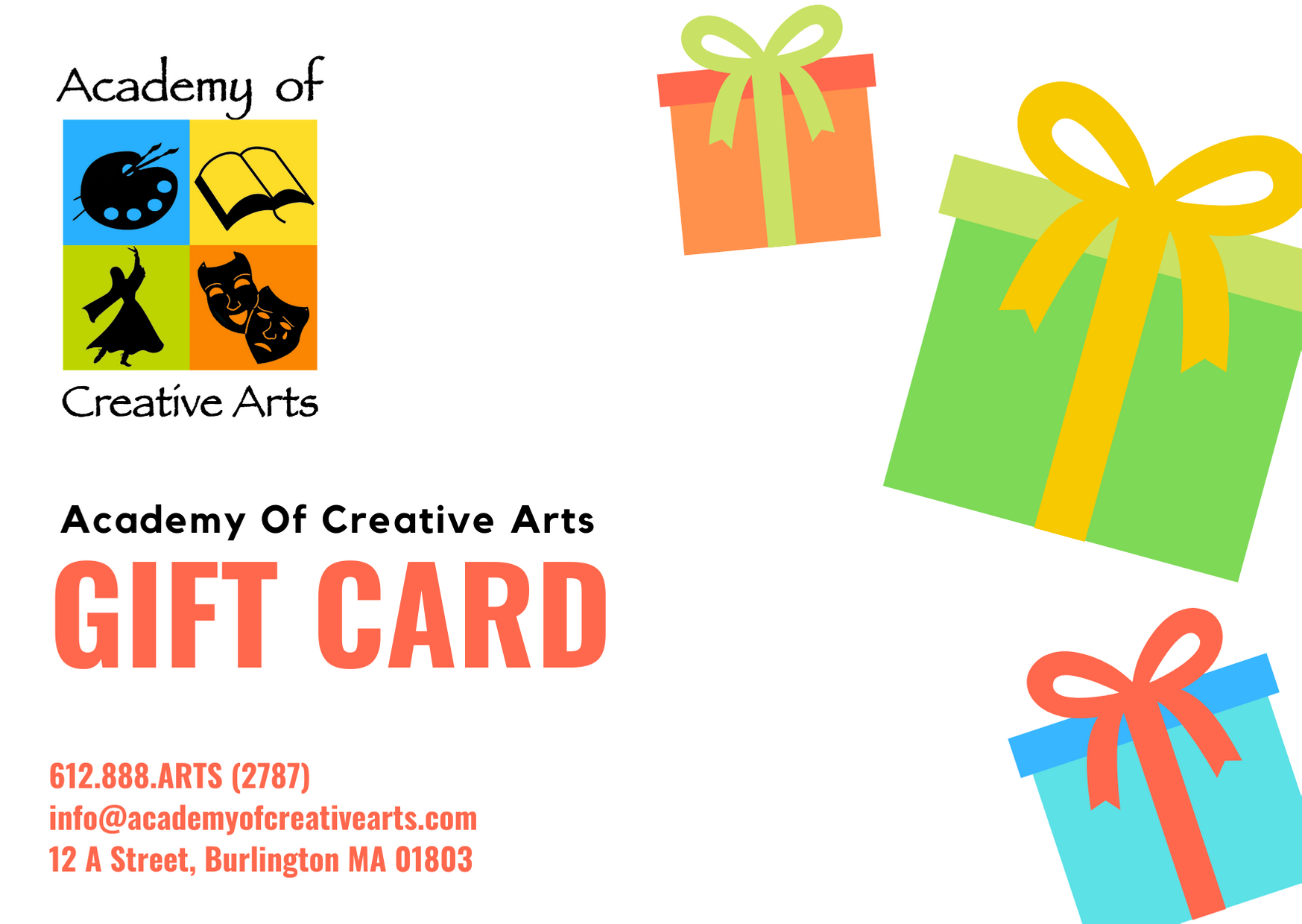 ENROLL — Academy of Creative Arts