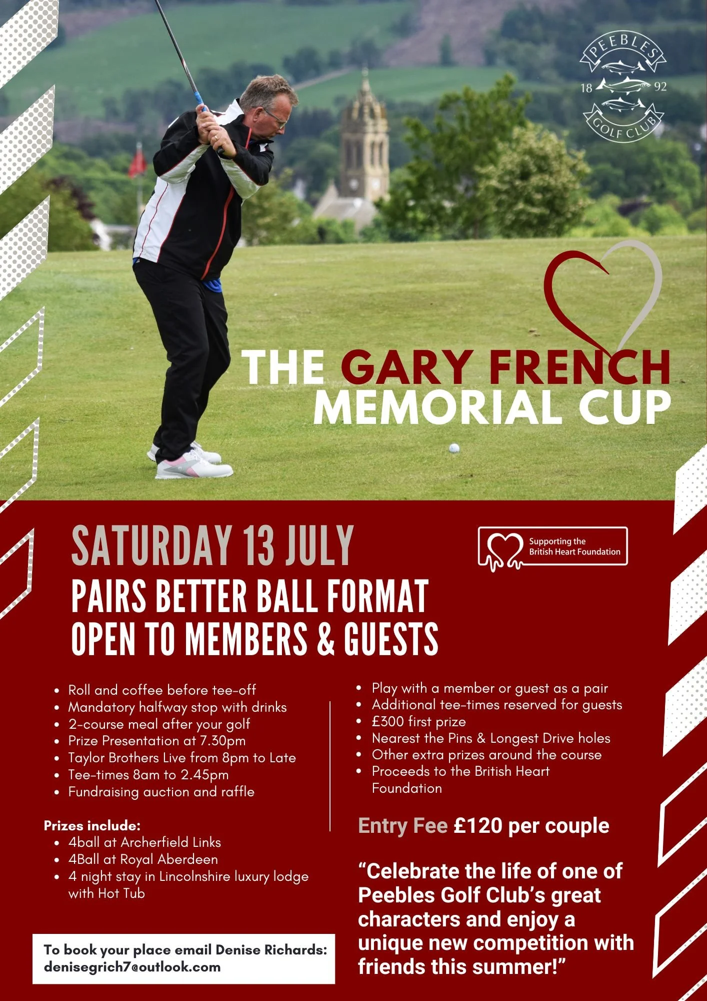Gary French Memorial Cup - Saturday 13th July — PEEBLES GOLF CLUB