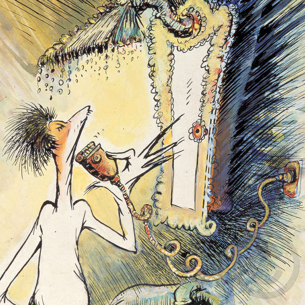 Self-Portrait as a Young Man Shaving — The Art of Dr. Seuss Collection ... Self-Portrait as a Young Man Shaving — The Art of Dr. Seuss Collection ...