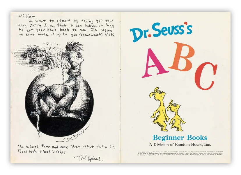 Dr. Seuss's ABC — The Art of Dr. Seuss Collection, Published by ...