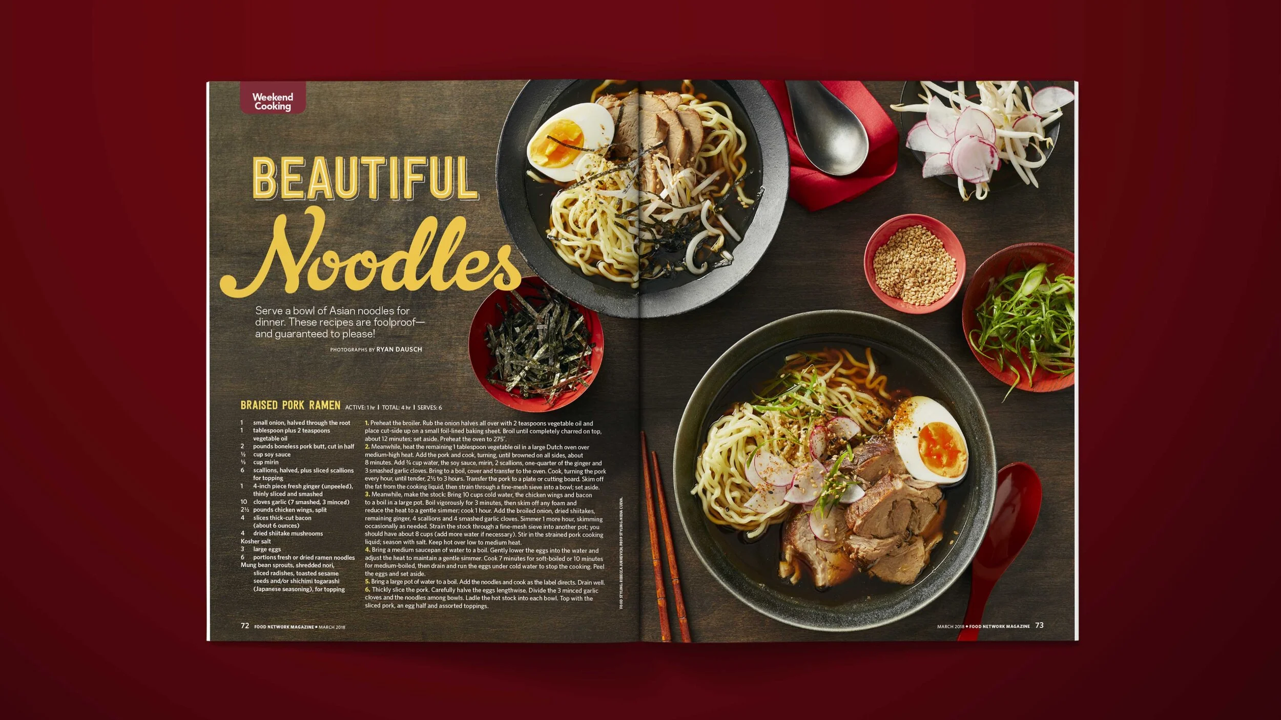 Food Magazine Spread