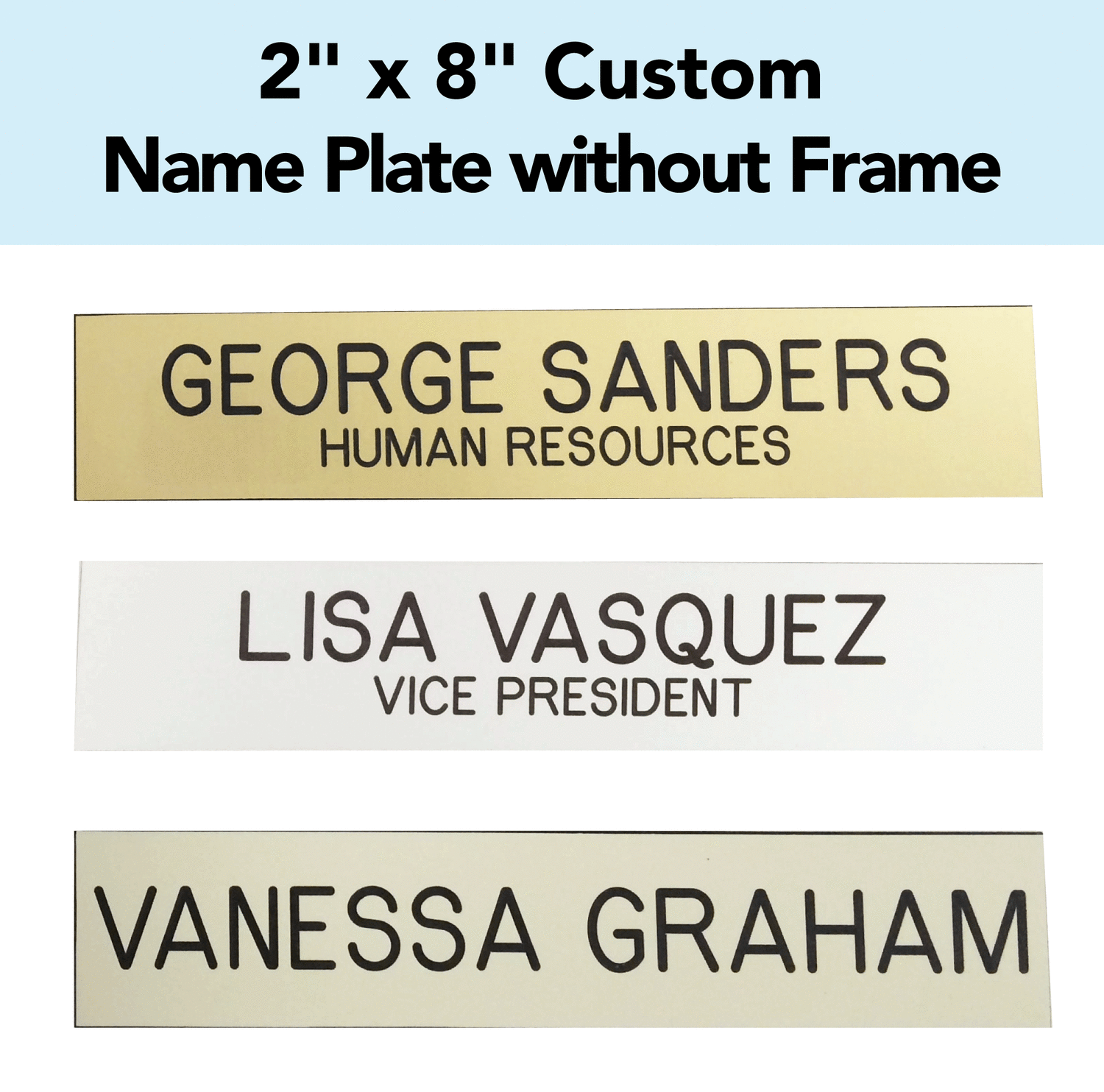Custom Name Plates — Badgeworks Plus