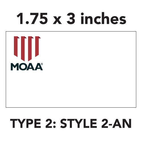MOAA New Logo Name Badges — Badgeworks Plus