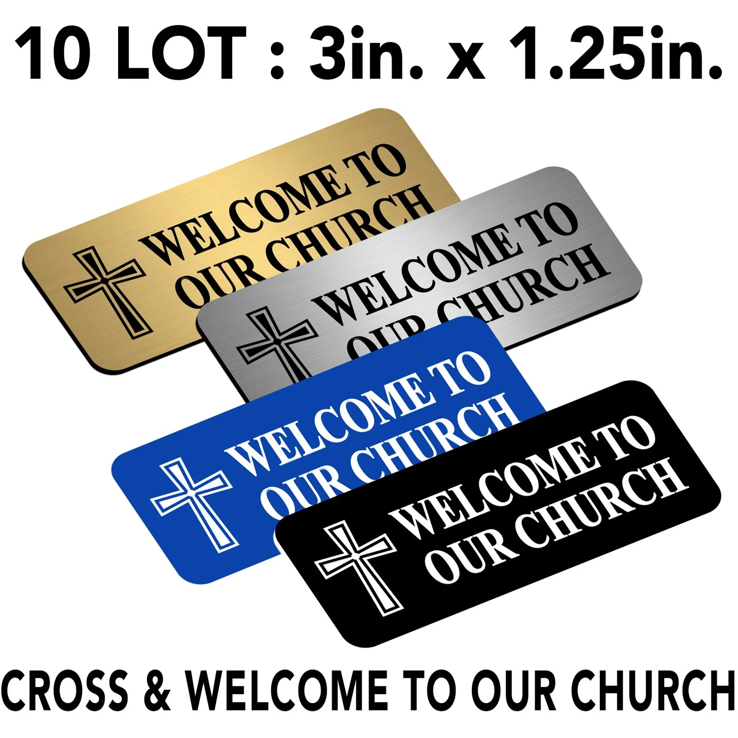 Church Badges for USHERS, UJIERS, GREETERS, JR USHERS & WELCOMERS ...