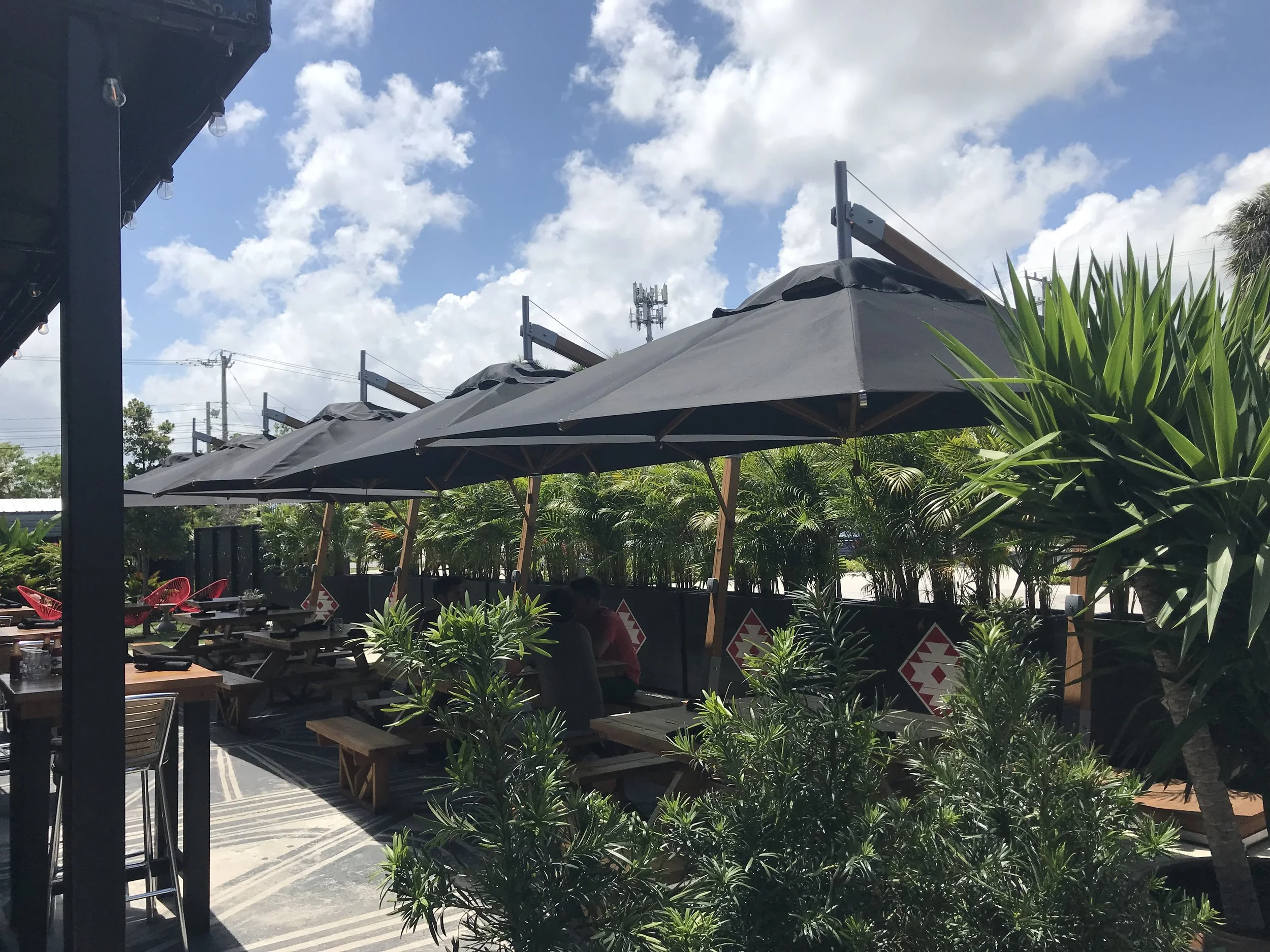 Restaurant & Cafe Umbrellas — Bambrella USA, Market and Patio Umbrellas ...