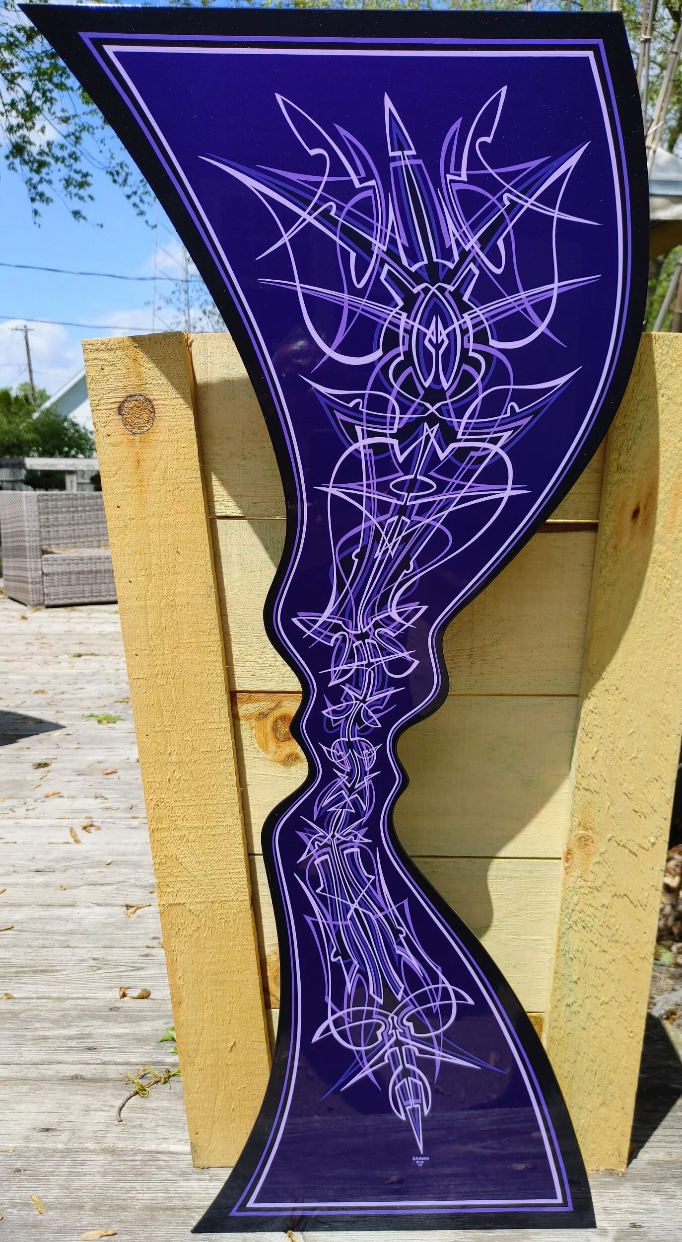 Pinstriping Art Panels — Hanson Graphix