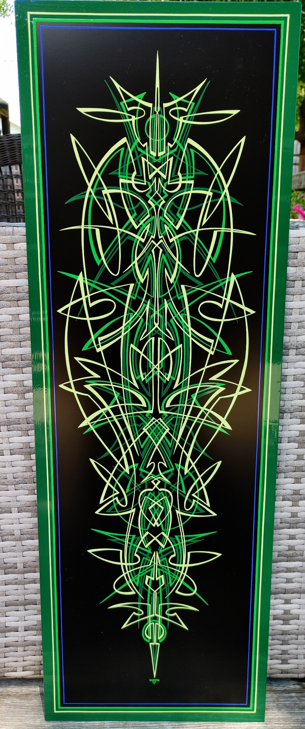 Pinstriping Art Panels — Hanson Graphix