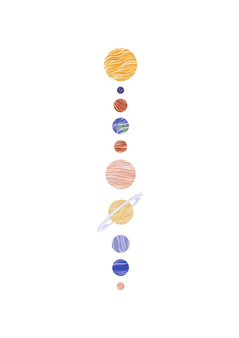 Solar System Sketch Tumblr