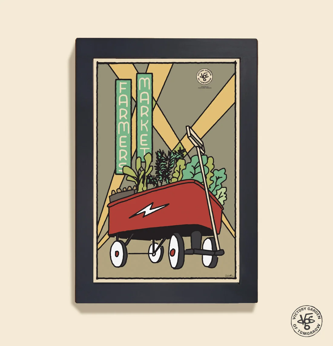 Vintage Farmers Market Poster