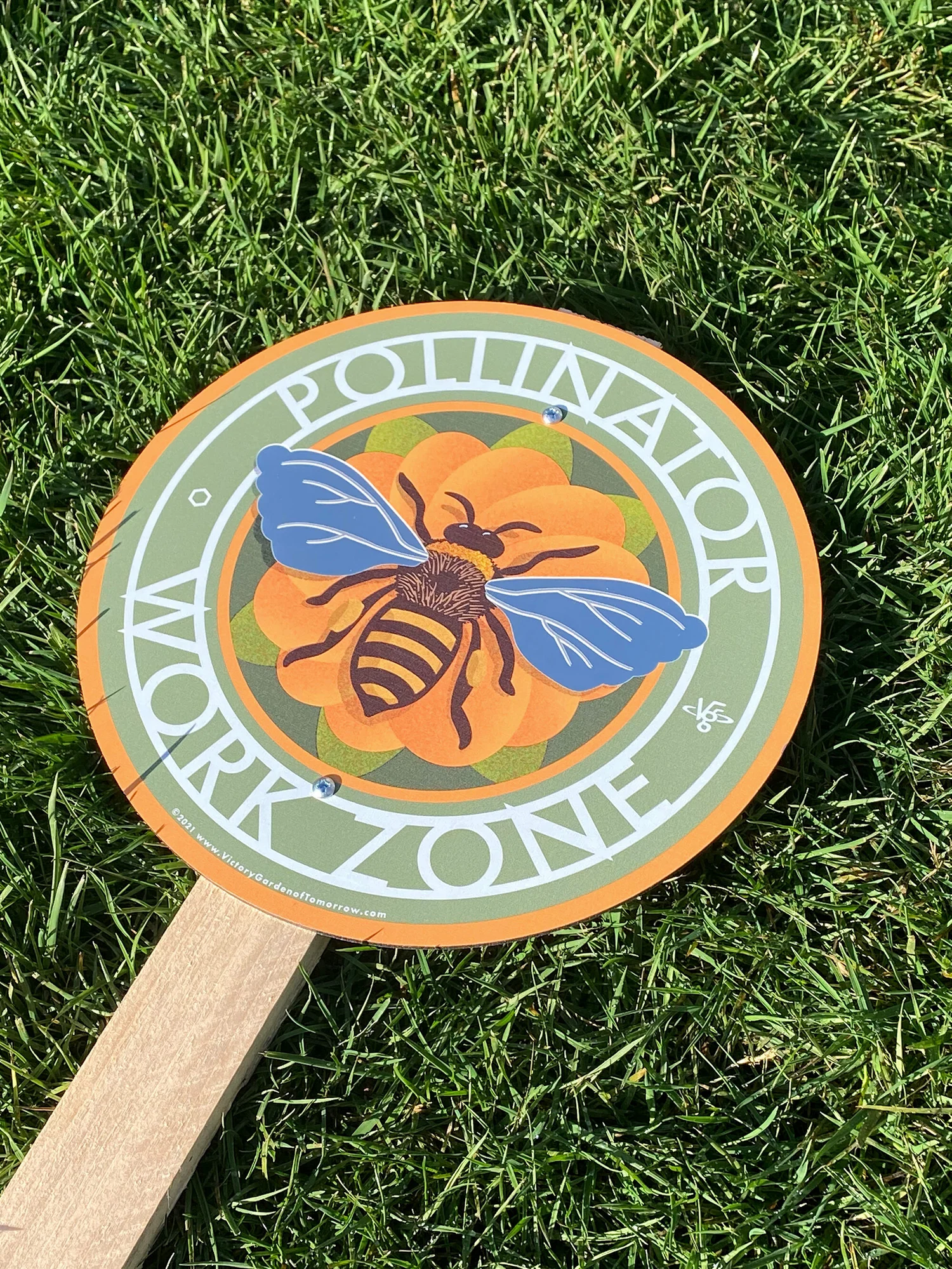 Bird and Pollinator Habitat Cardinal Yard & Garden Sign — Victory ...