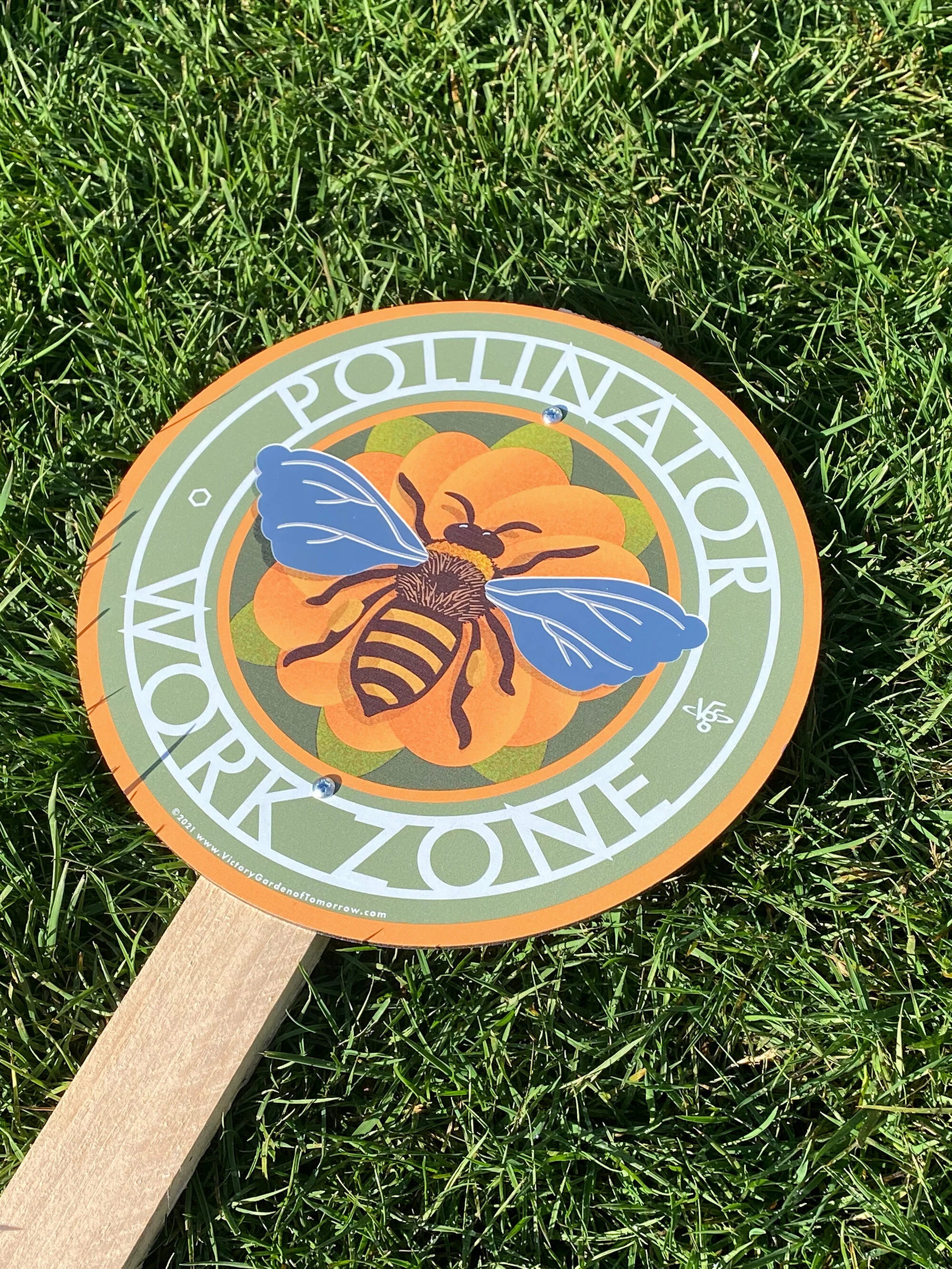 Bird and Pollinator Habitat Cardinal Yard & Garden Sign — Victory ...