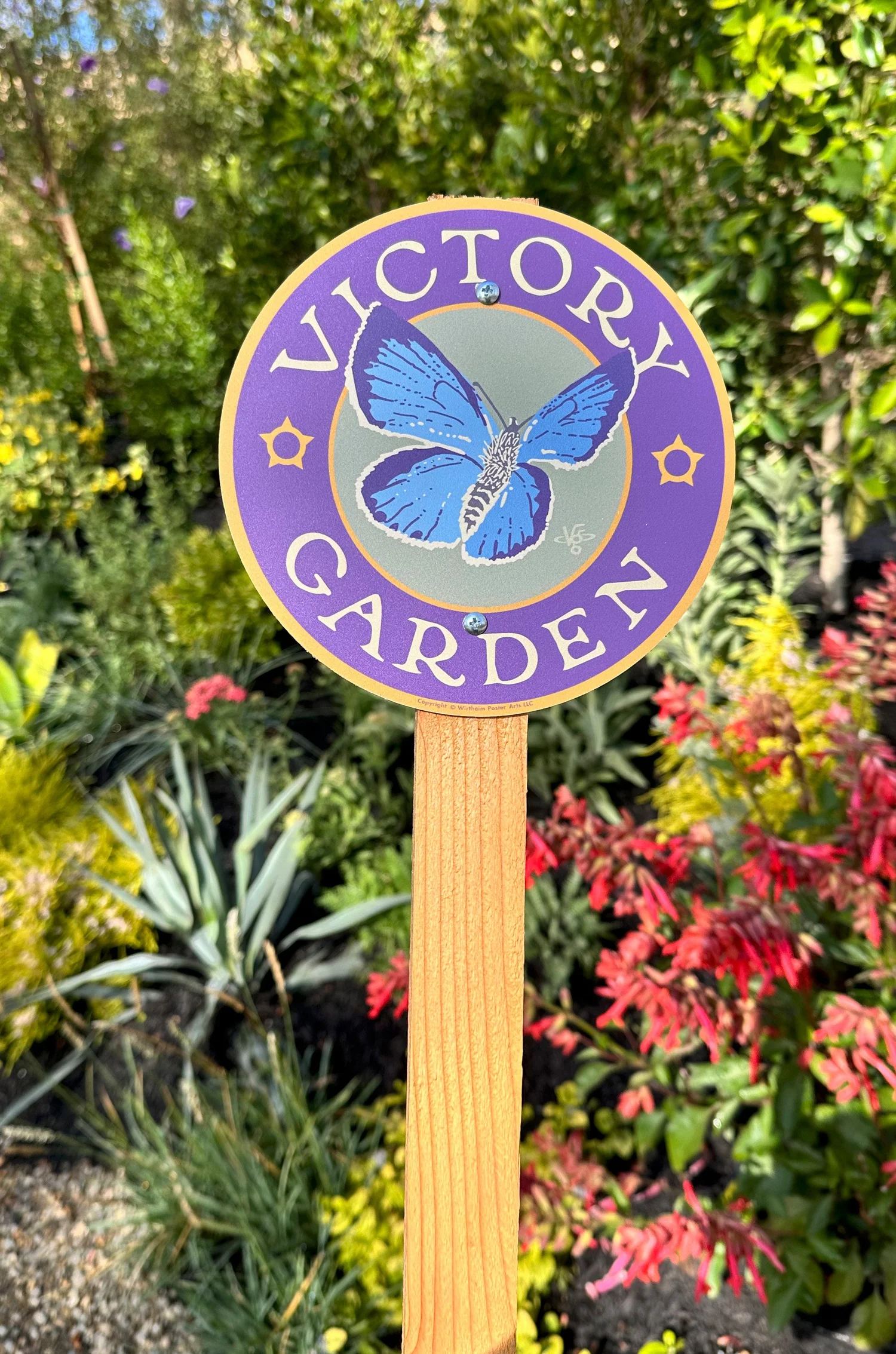 Leaves the Leaves Garden and Yard Sign — Victory Garden of Tomorrow