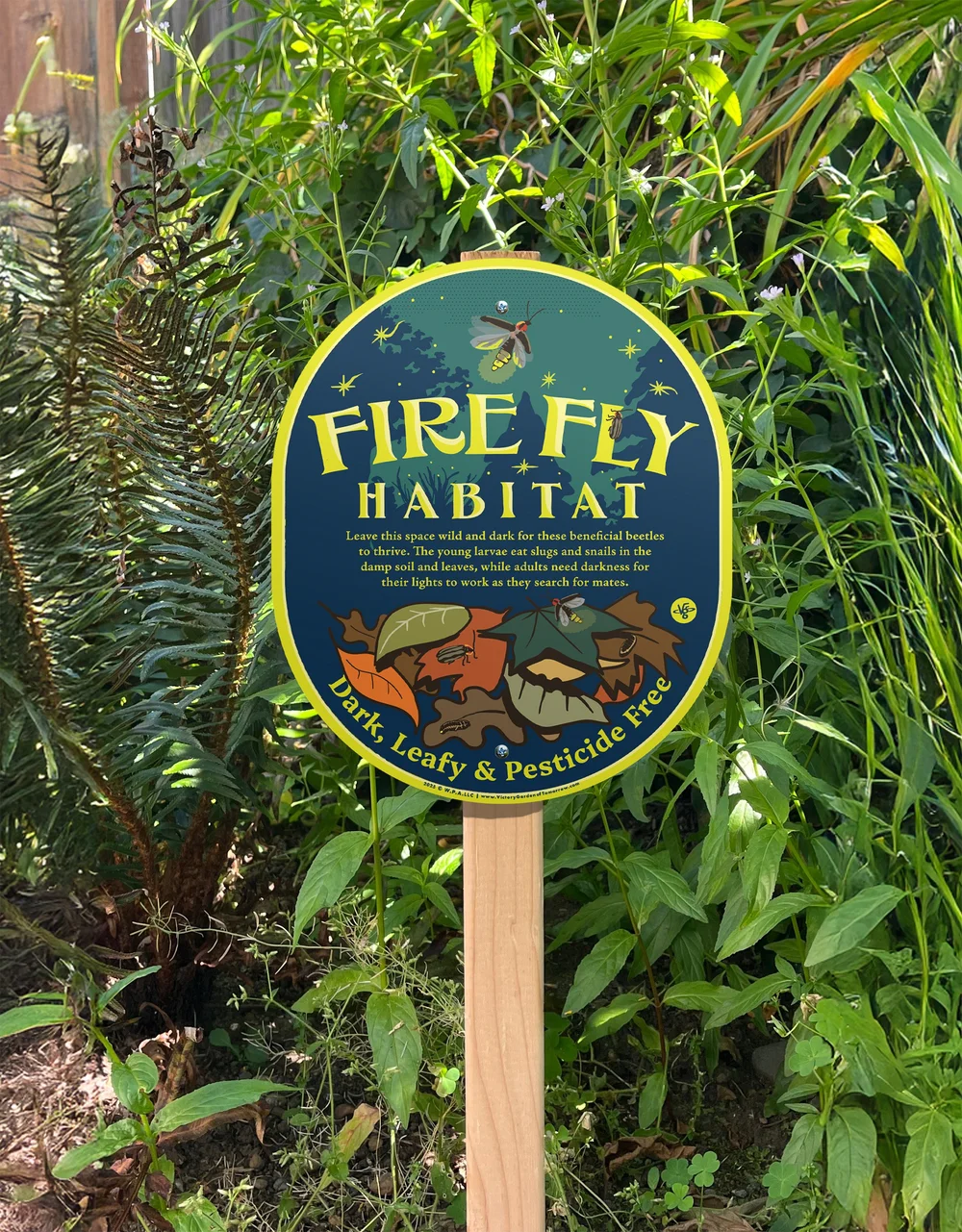 Bird and Pollinator Habitat Cardinal Yard & Garden Sign — Victory ...