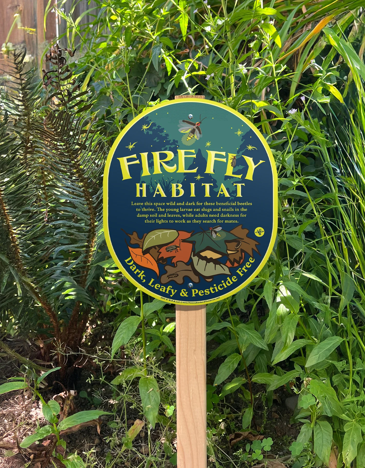 Bird and Pollinator Habitat Cardinal Yard & Garden Sign — Victory ...