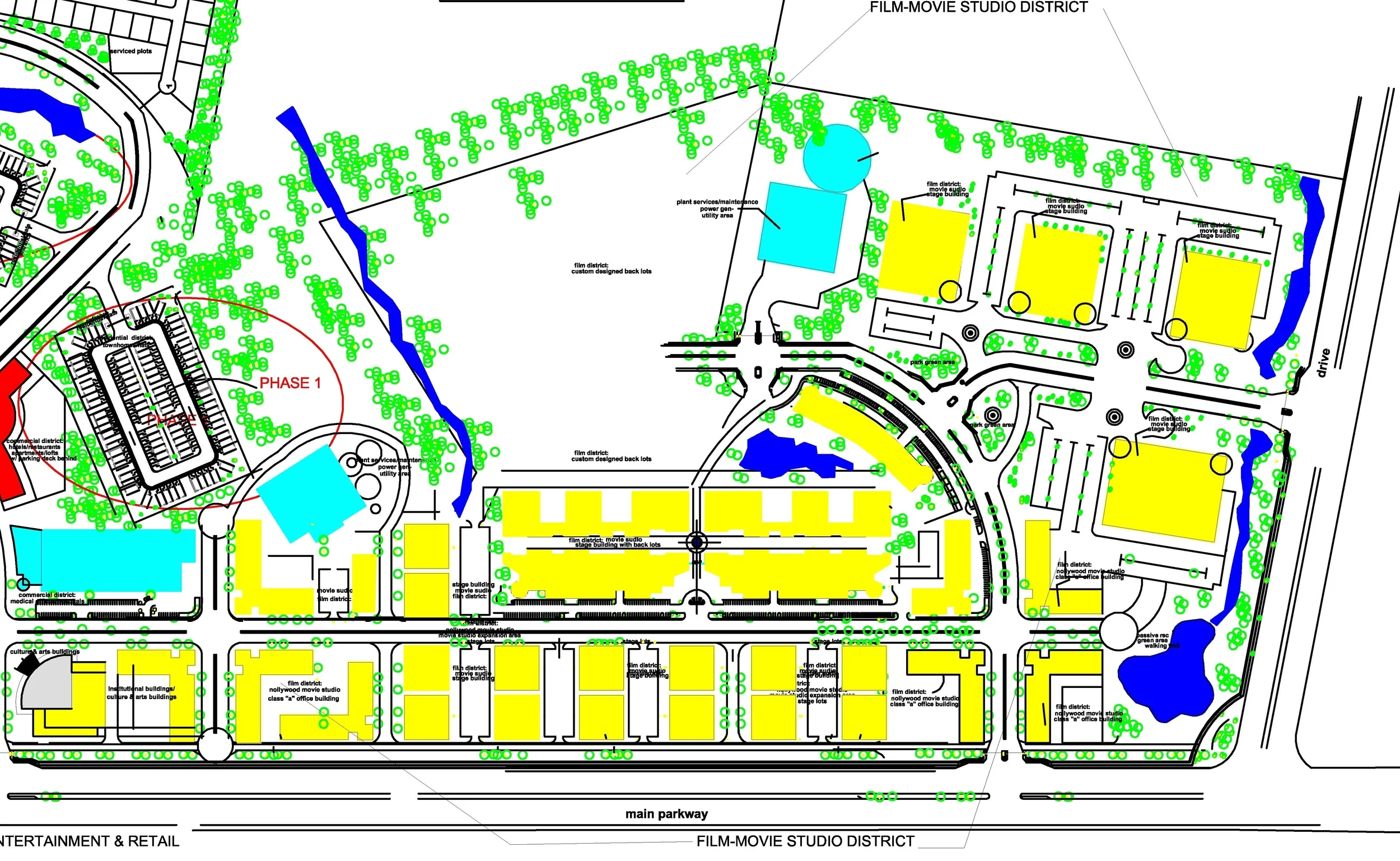 Film Production Facilities Architect Atlanta, Film Studio Building ...