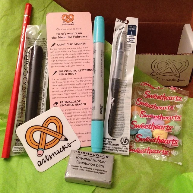 February 2014 — ArtSnacks - The Best Art Supply Subscription Boxes.